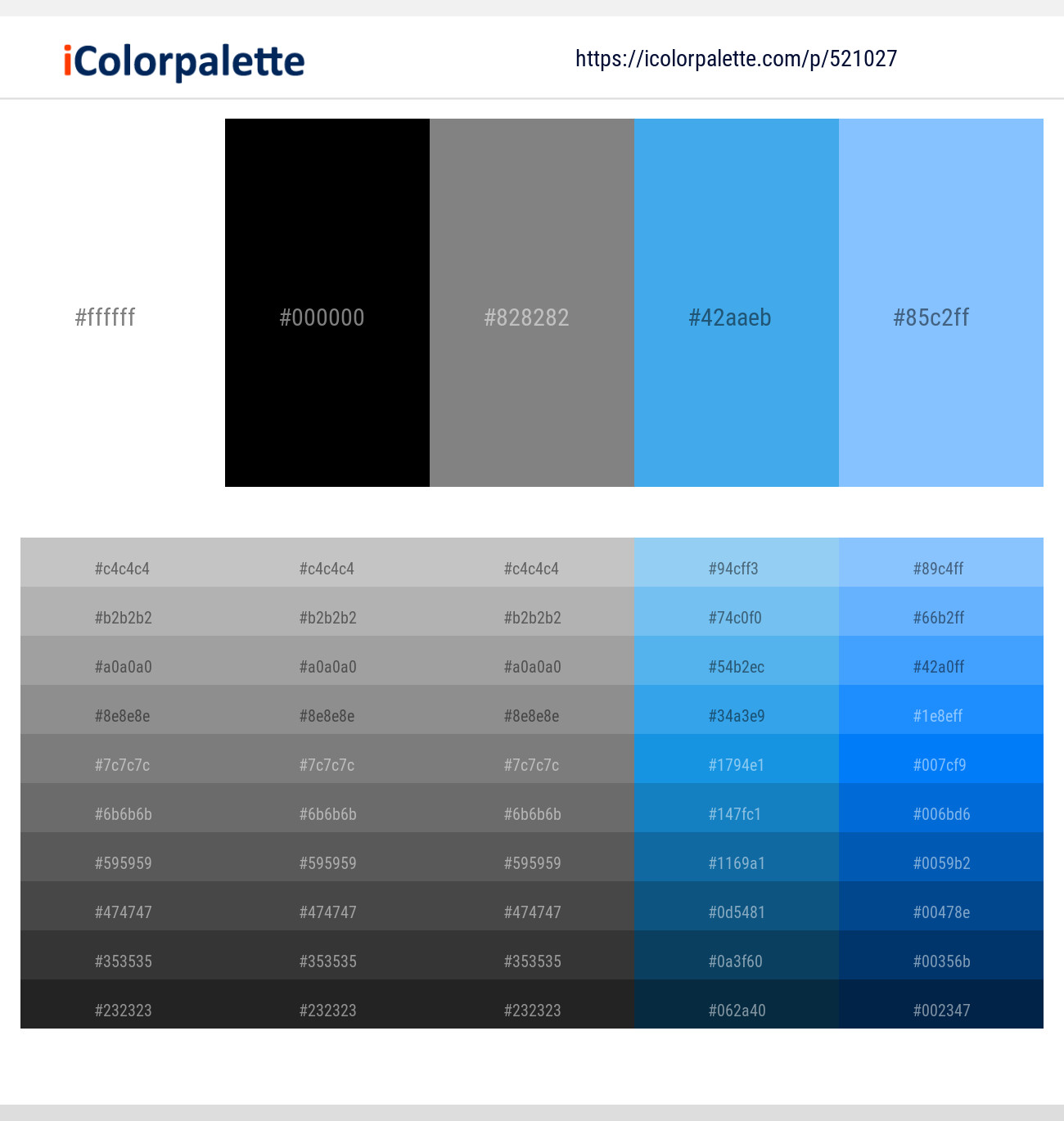 120+ Latest Color Schemes with White And Gray Color tone combinations ...