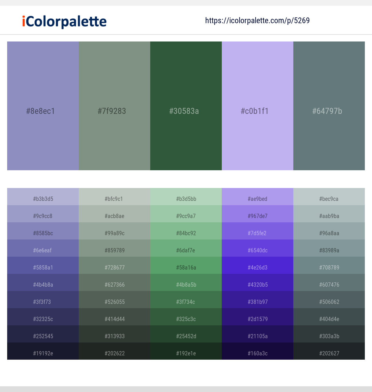 1 Latest Color Schemes with Spanish Green And Nevada Color tone ...