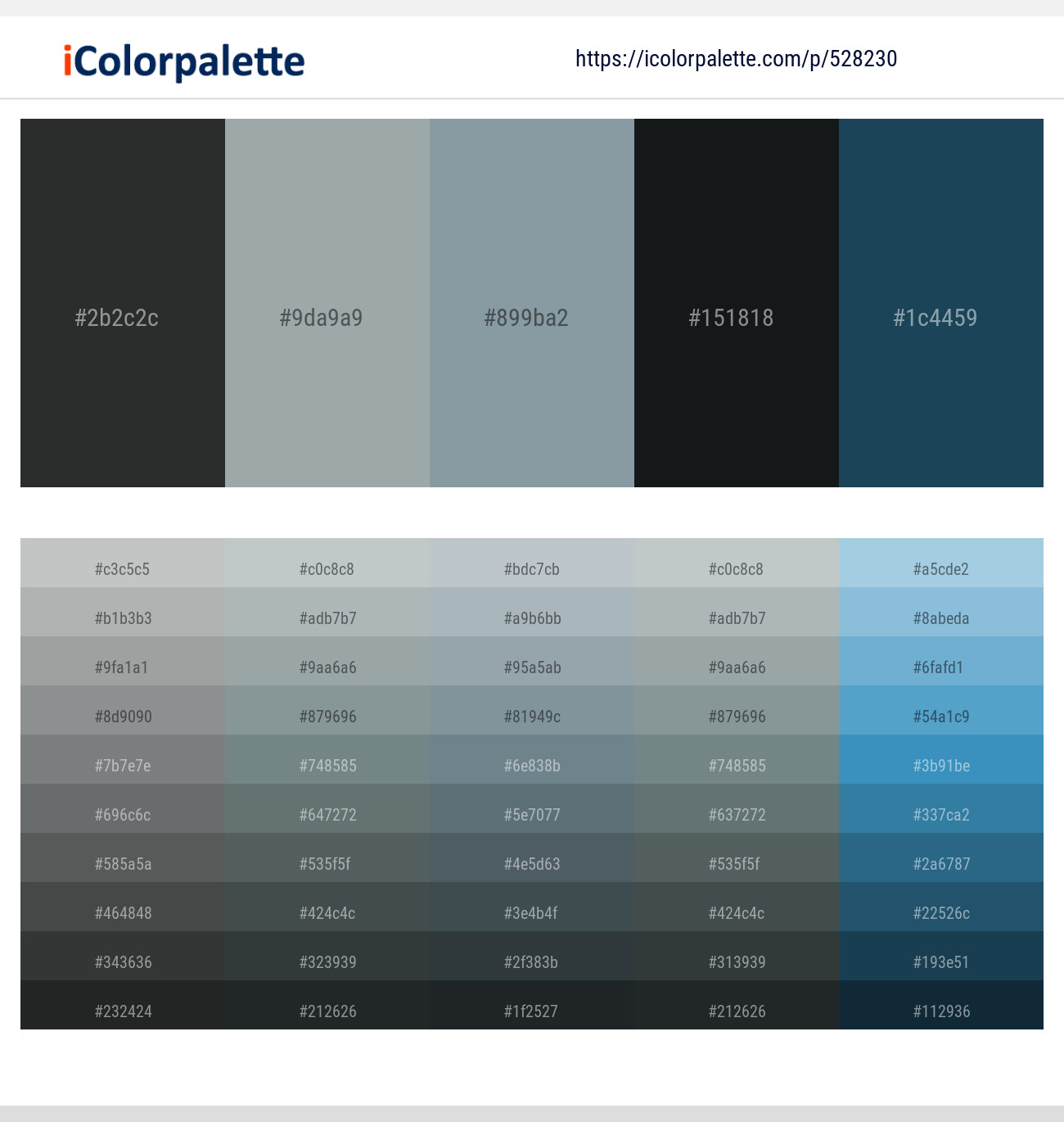 350+ Latest Color Schemes with Nile Blue Color tone combinations | 2022 ...