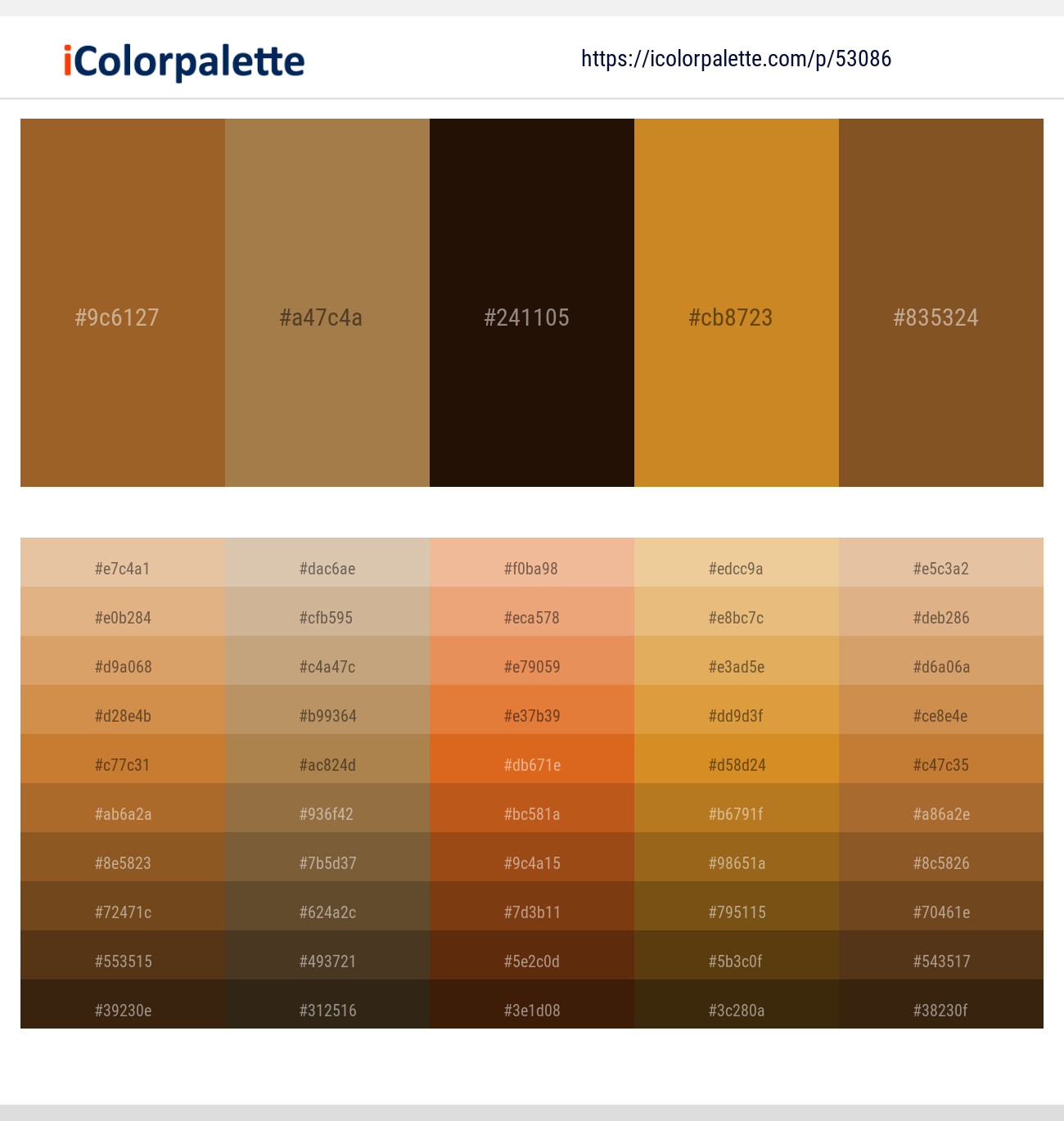 1+ Wood Bark And Brandy Punch Color Palettes & Gradient Ideas ...