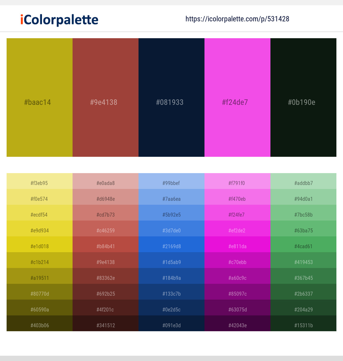 427+ Sahara Color Palettes & Gradient Ideas | iColorPalette