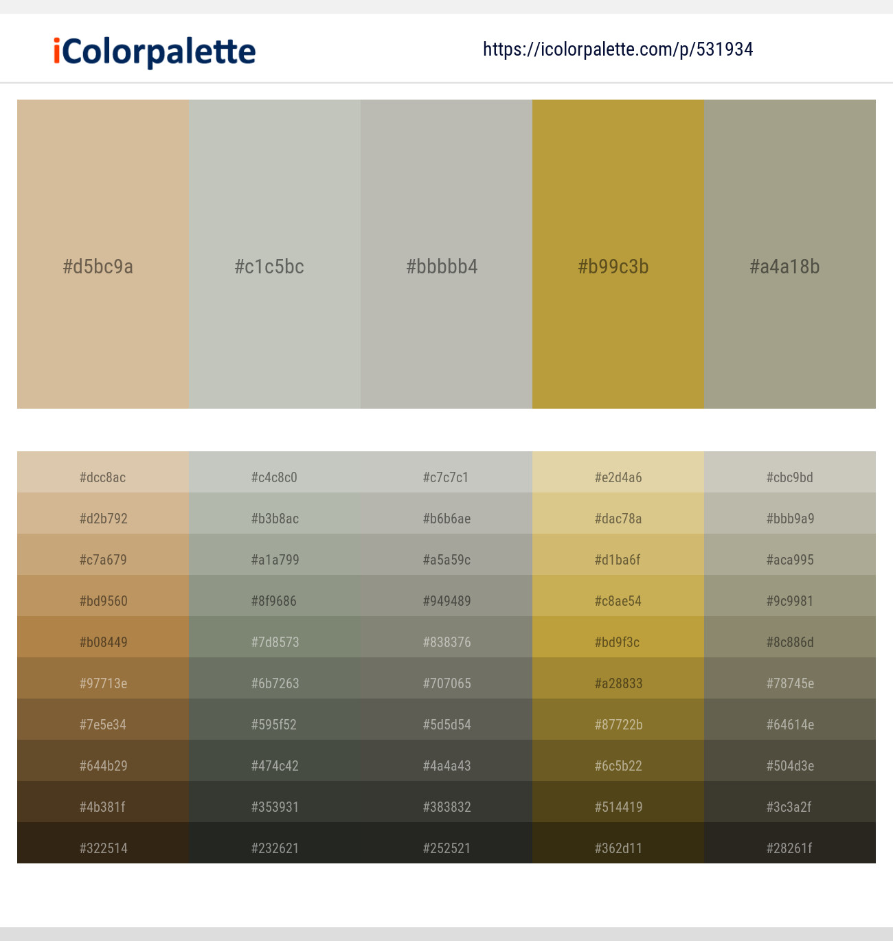 Silver And Silver Color Palettes & Gradients - Page 3 | iColorPalette