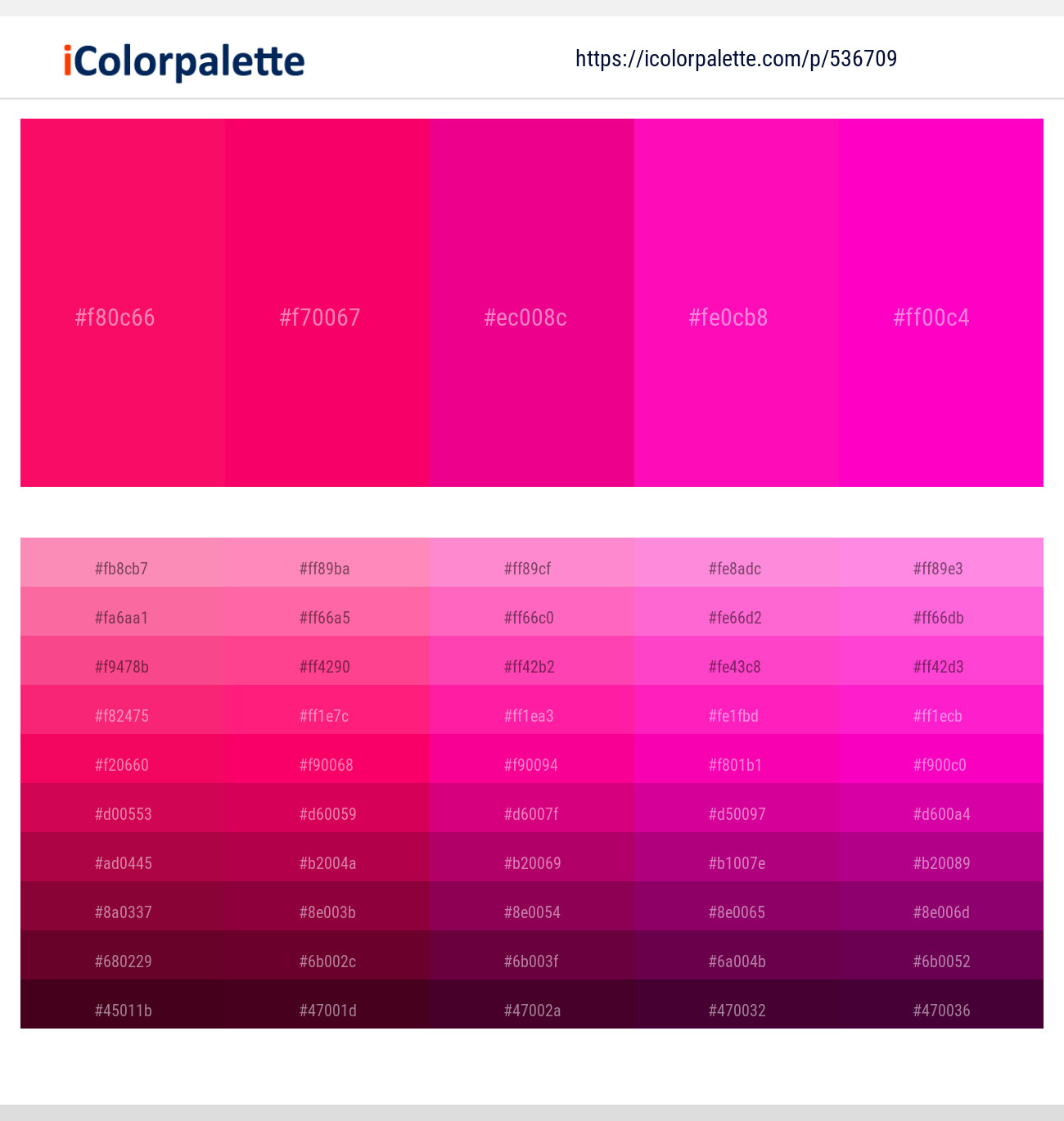 150+ Latest Color Schemes with Shocking Pink Color tone combinations ...