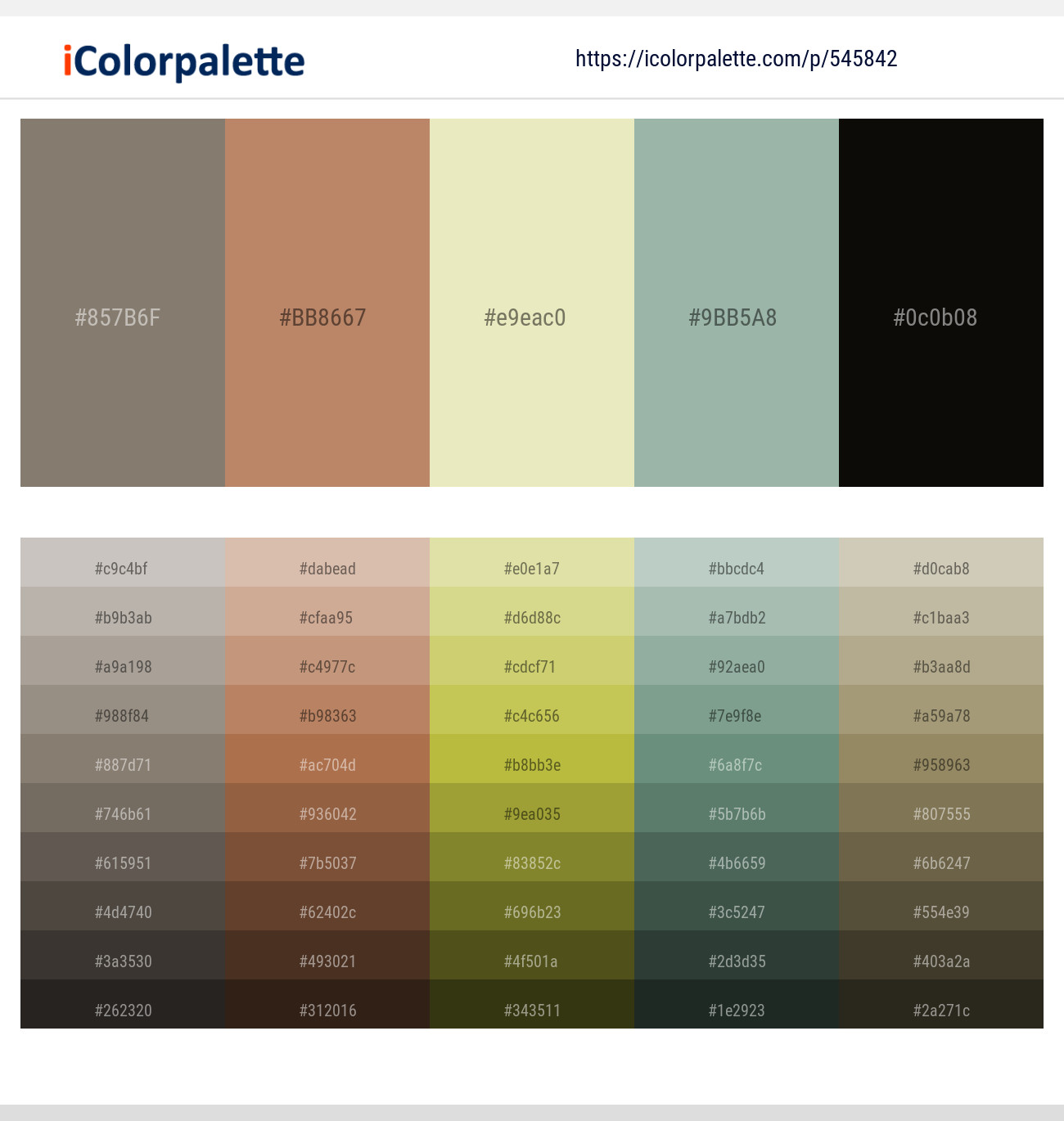 430+ Latest Color Schemes with Fall Green Color tone combinations ...