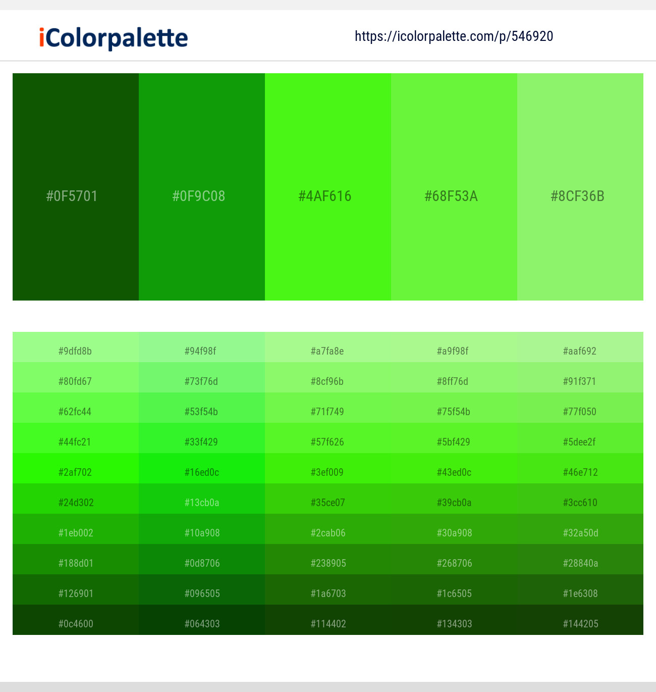 48 Latest Color Schemes with Dark Green And Light Green Color tone ...
