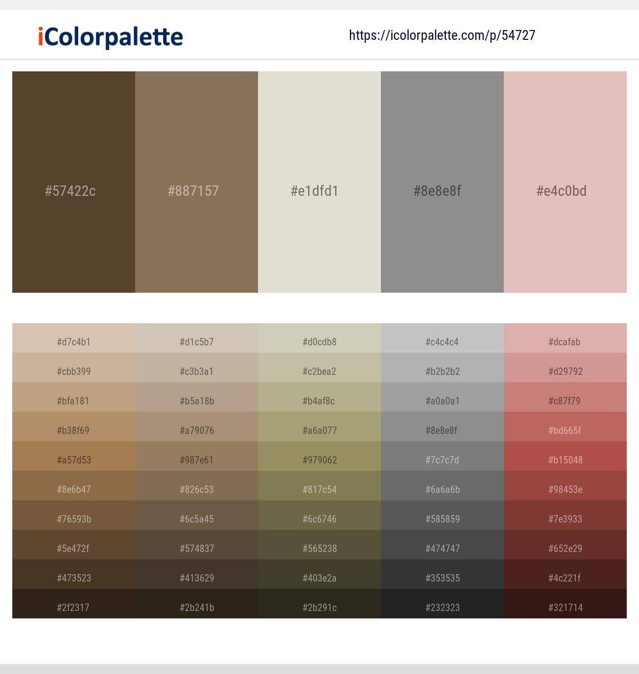 1 Latest Color Schemes with Jumbo And Cavern Pink Color tone ...