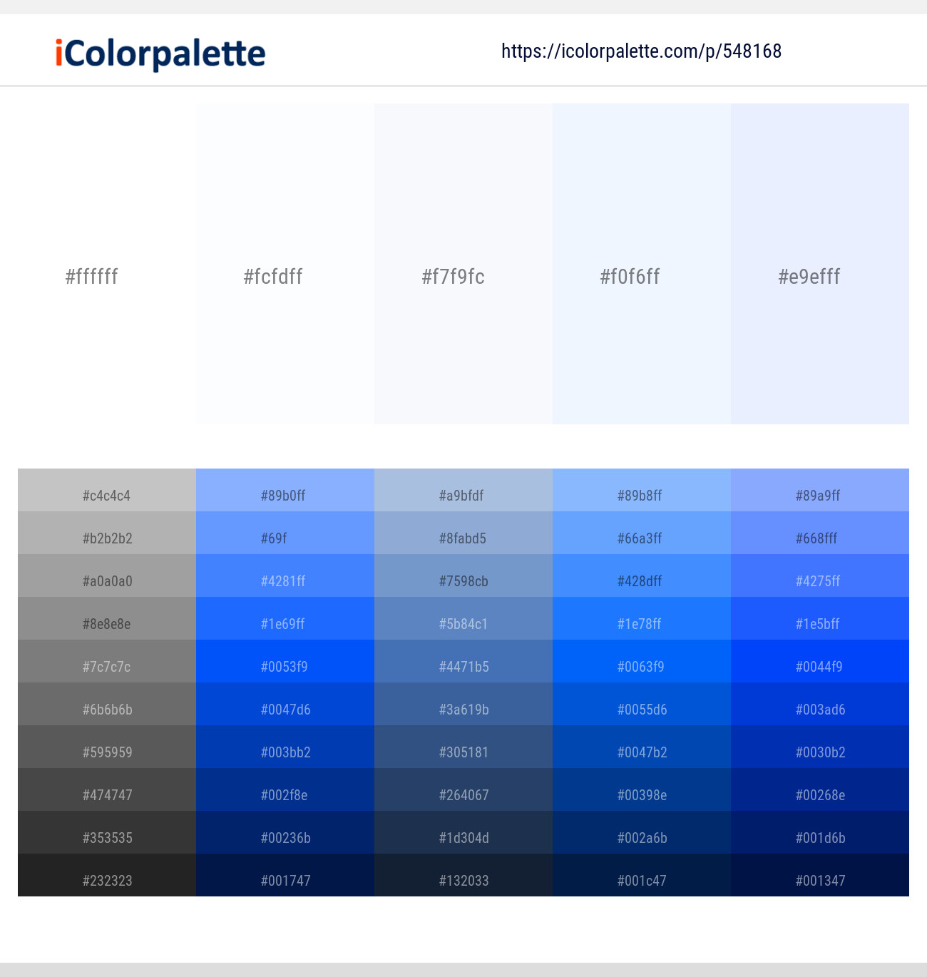 23 Latest Color Schemes with White And Alice Blue Color tone ...