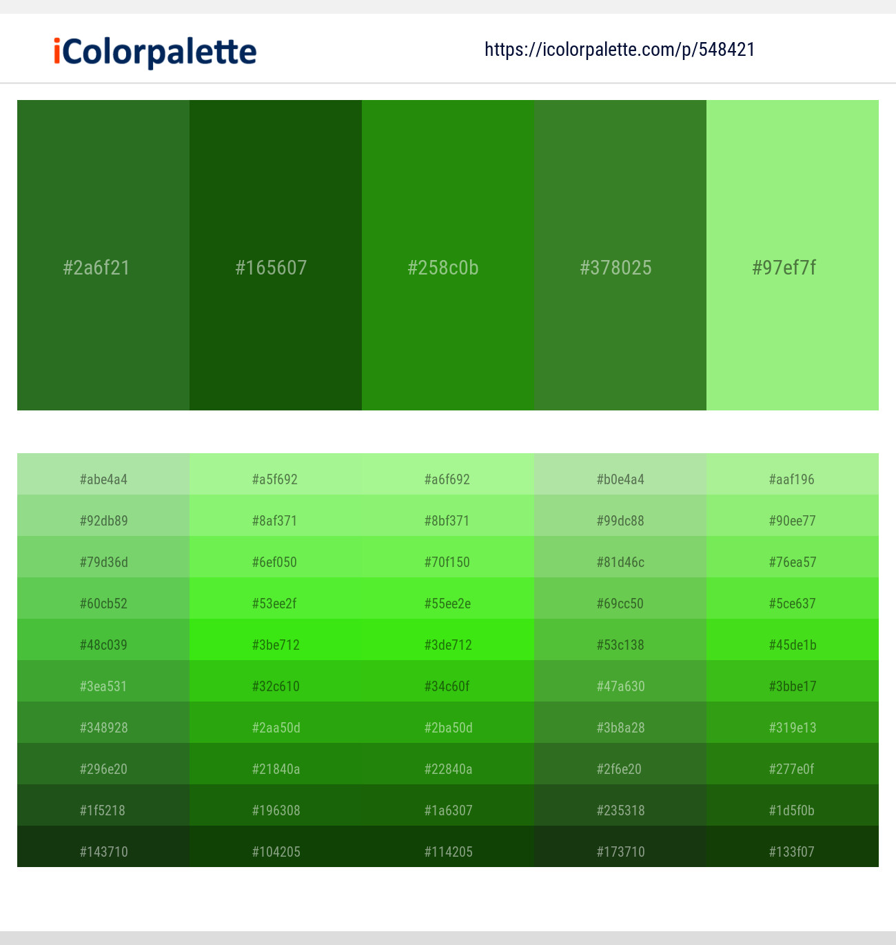 48 Latest Color Schemes with Dark Green And Light Green Color tone ...