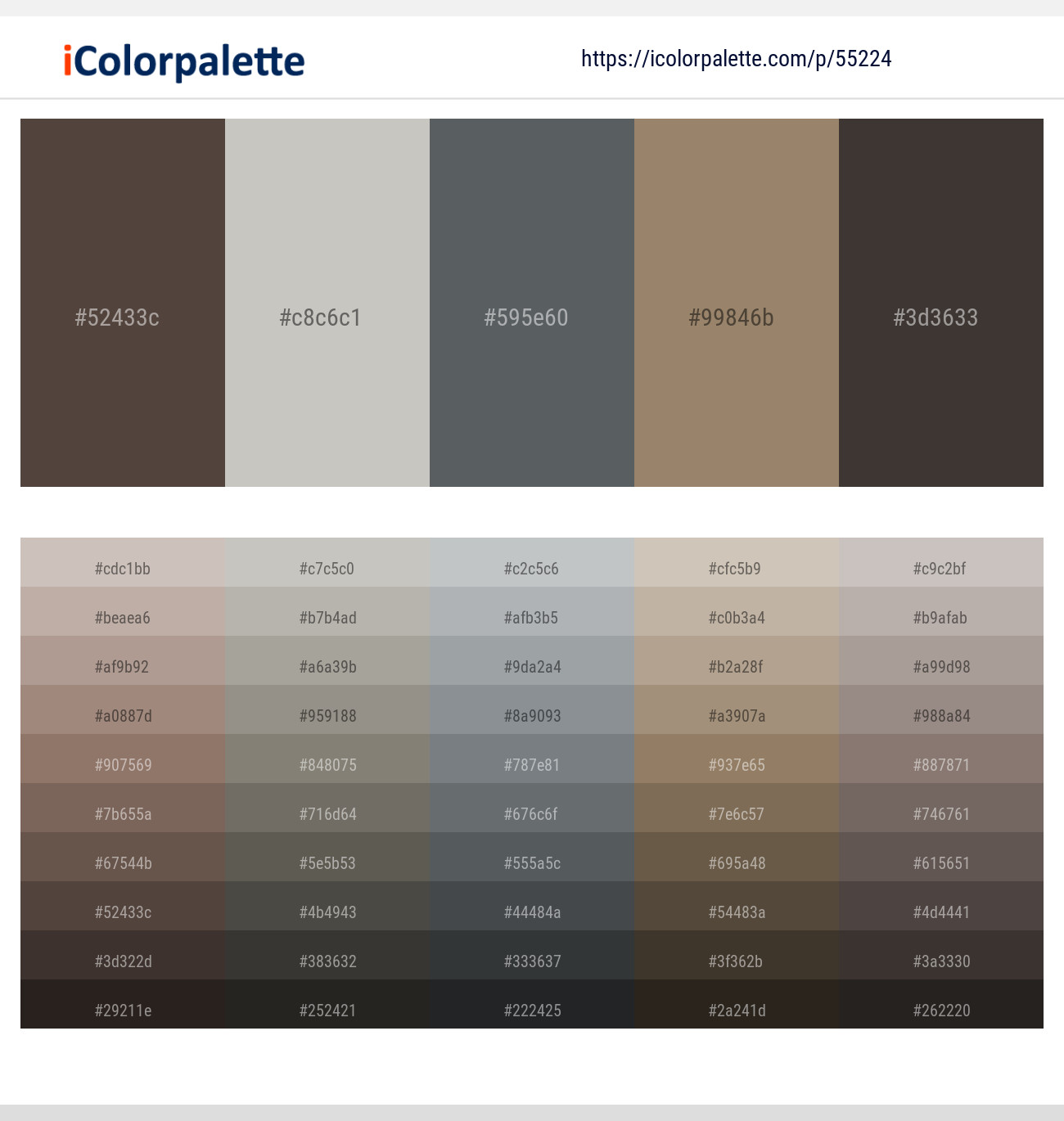 2+ Cloud And Masala Color Palettes & Gradient Ideas | iColorPalette