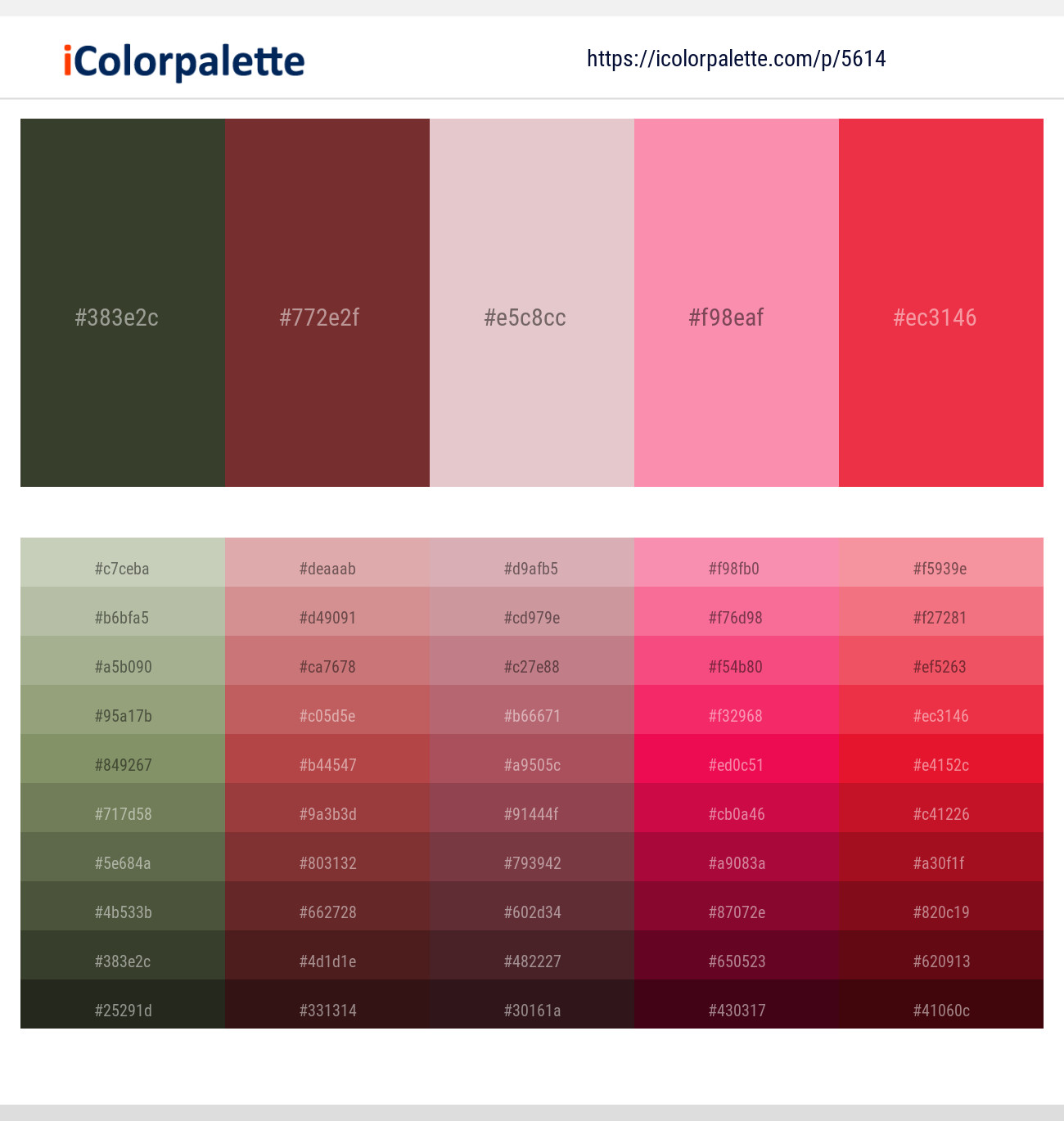 1+ Nutmeg And Tickle Me Pink Color Palettes & Gradient Ideas ...