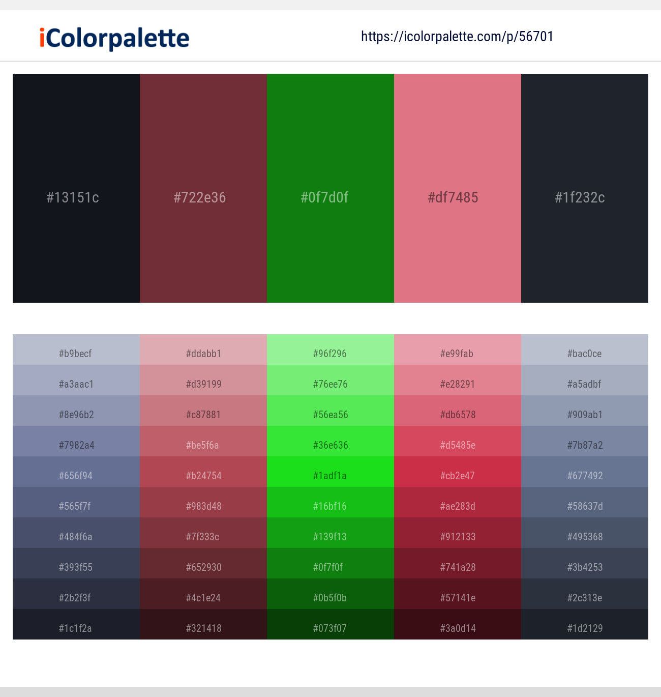 1 Latest Color Schemes with Deep Blush And Charade Color tone ...