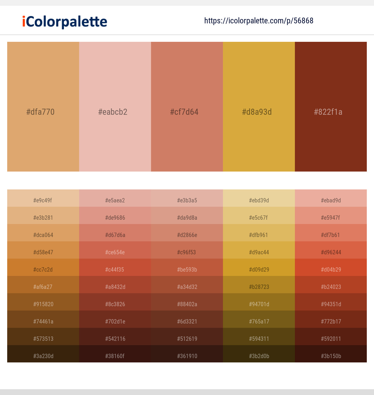 1 Latest Color Schemes with Anzac And Mocha Color tone combinations ...