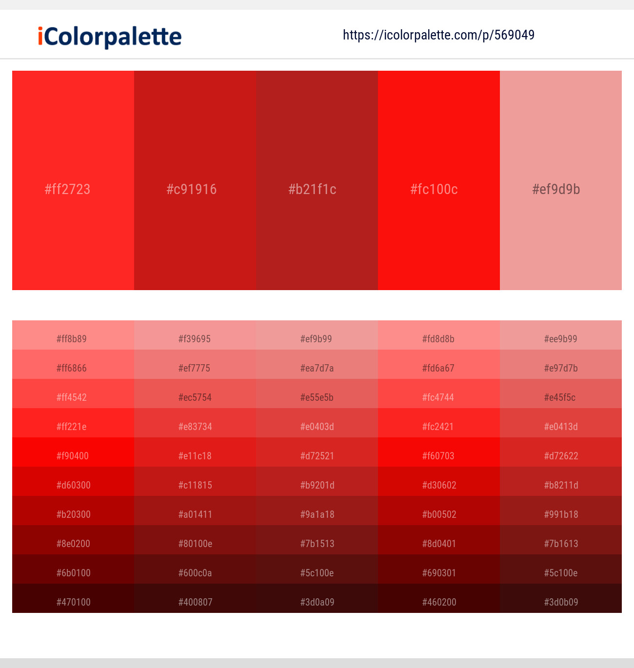 260+ Latest Color Schemes with Red Orange Color tone combinations ...