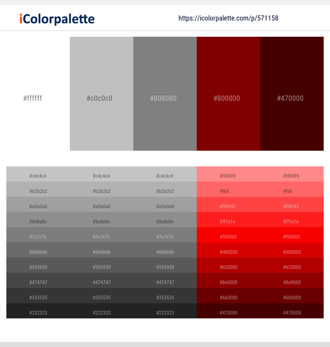 140+ Latest Color Schemes with White And Gray Color tone combinations ...