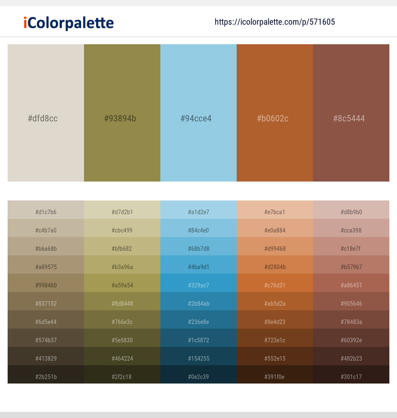 720+ Latest Color Schemes with Tuscany Color tone combinations | 2024 ...