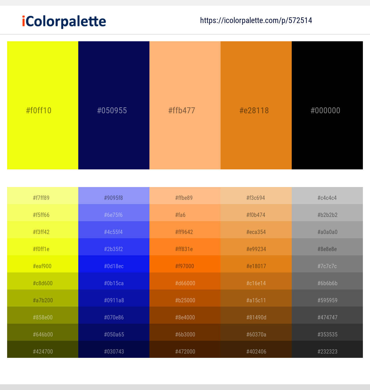 100+ Latest Color Schemes with Yellow And Black Color tone combinations ...