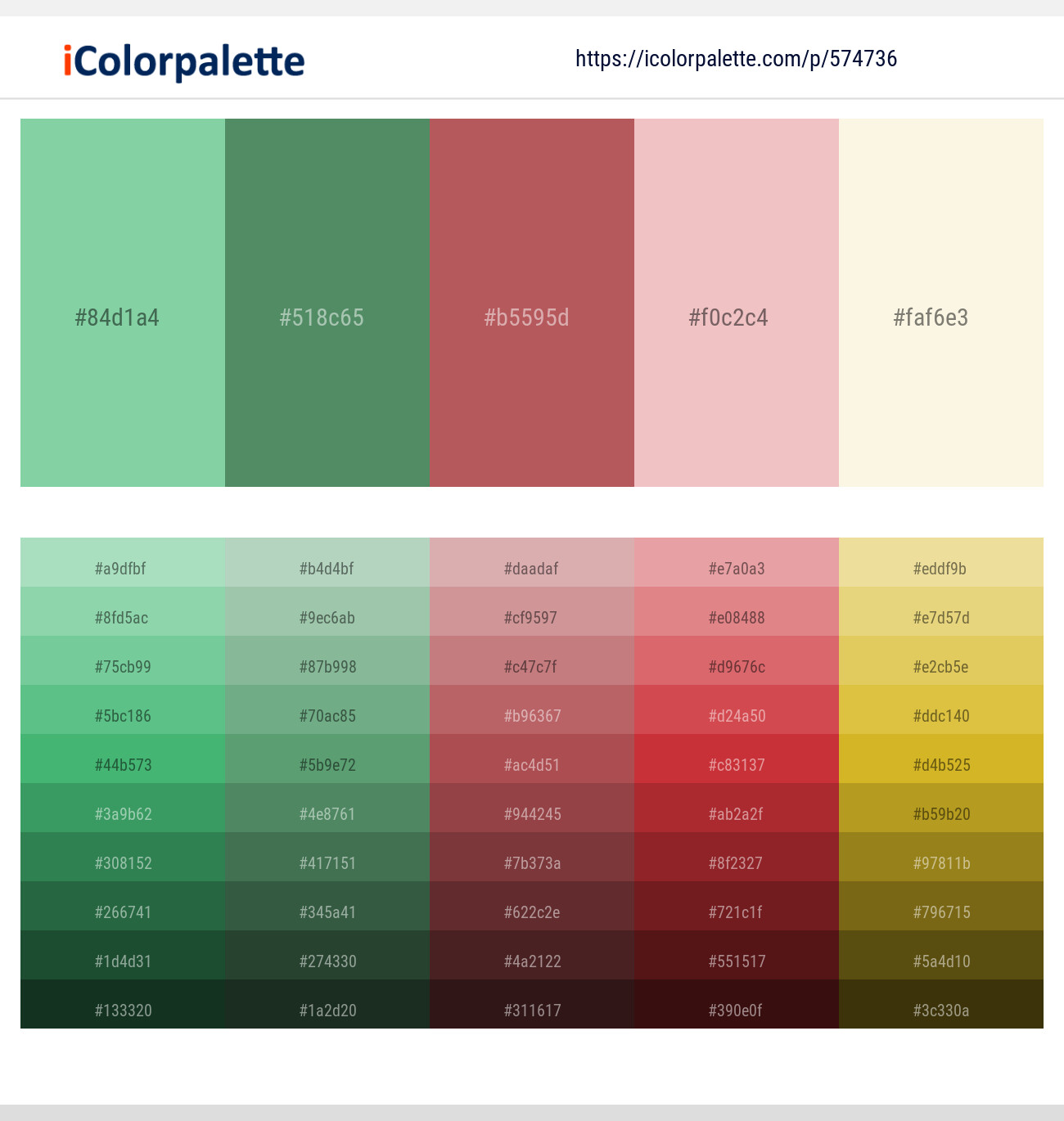 860+ Latest Color Schemes with Matrix Color tone combinations | 2025 ...