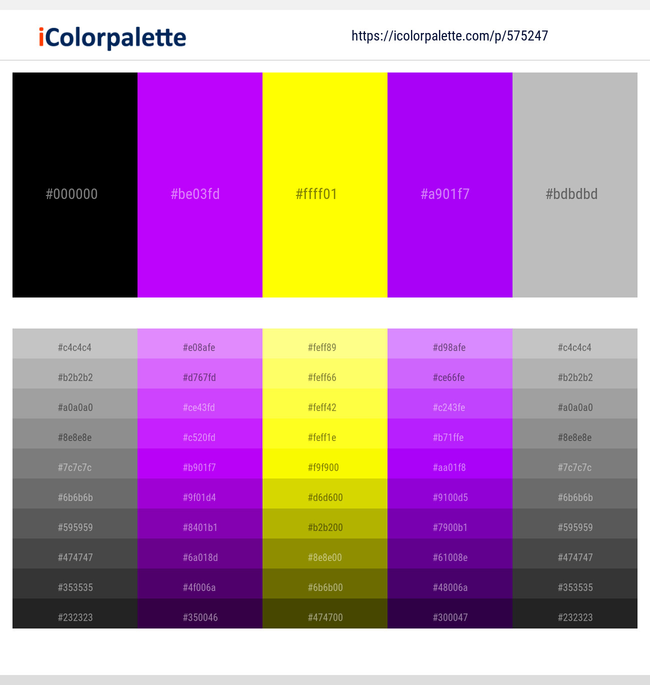 120+ Latest Color Schemes with Black And Yellow Color tone combinations ...
