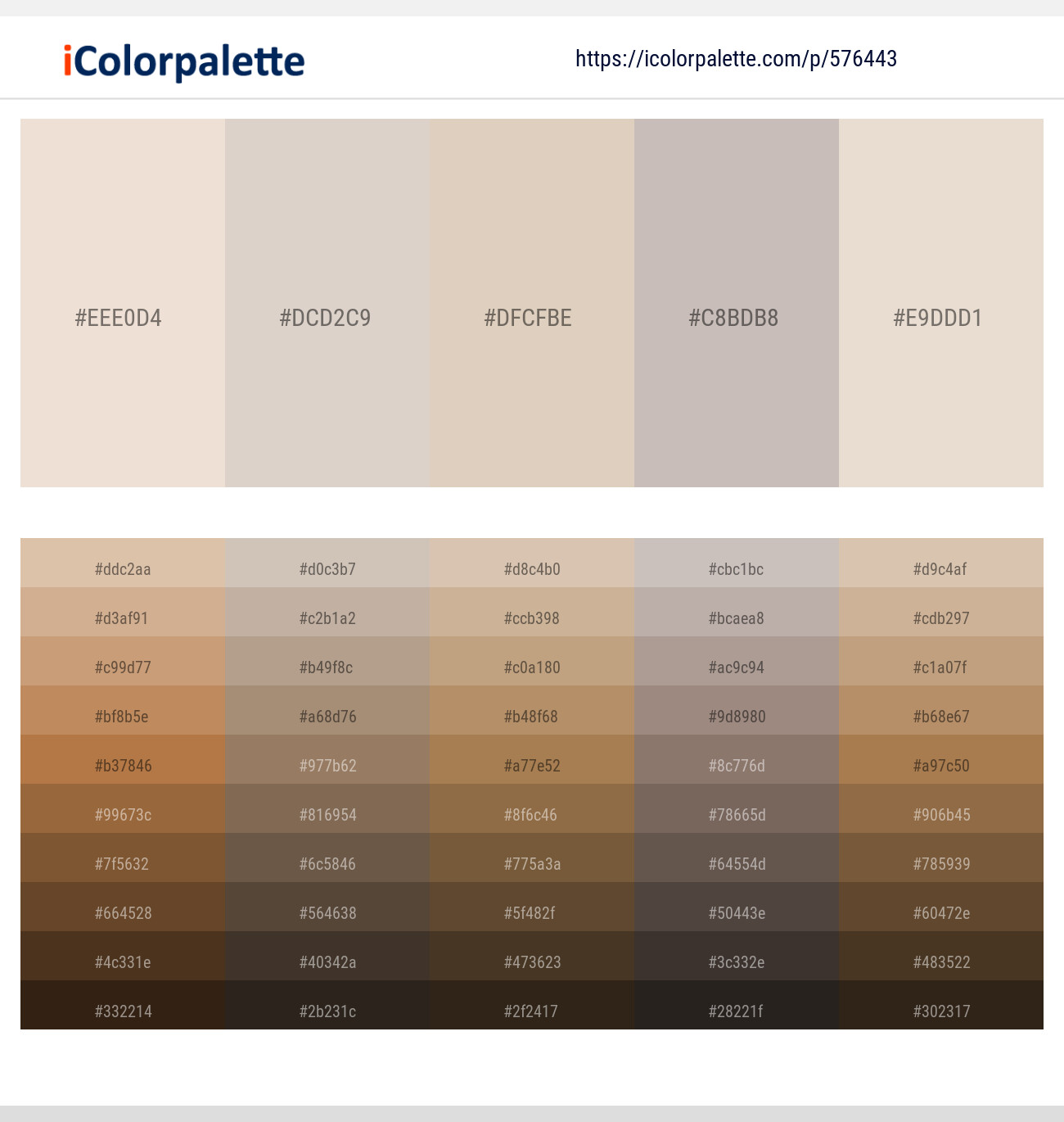 1470+ Latest Color Schemes with Bone Color tone combinations | 2024 ...