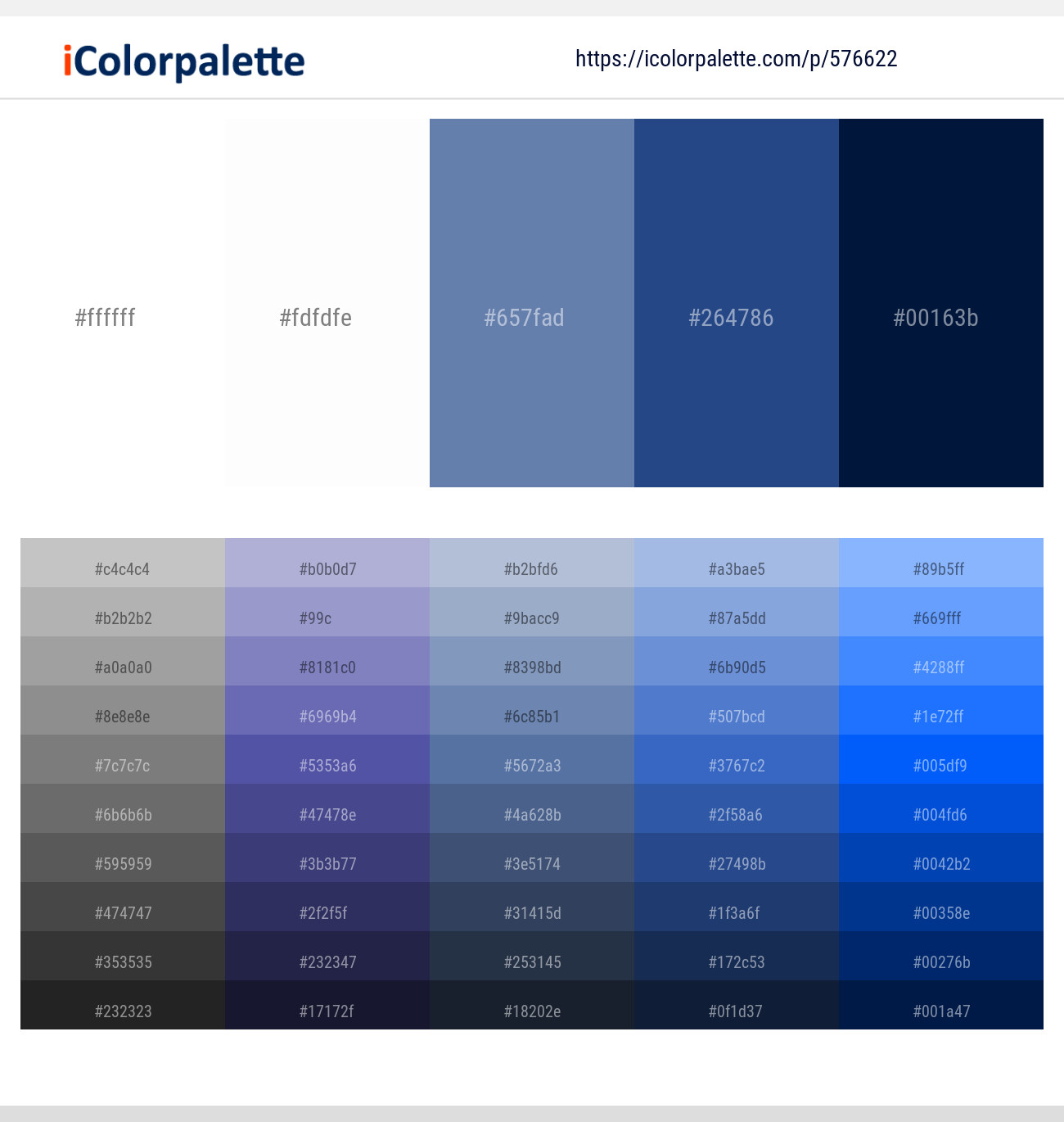 270+ Latest Color Schemes with Midnight Color tone combinations | 2025 ...