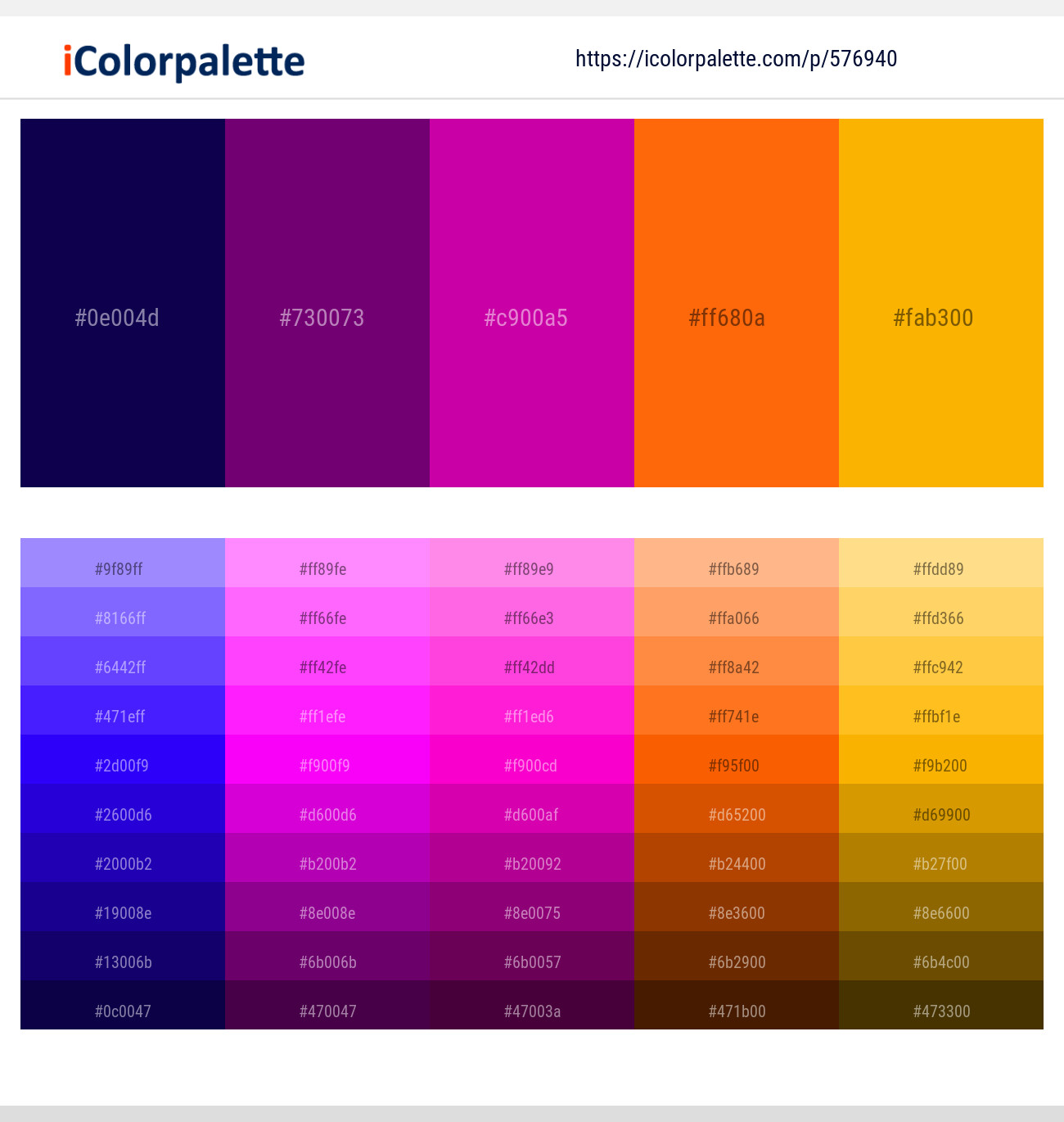17 Latest Color Schemes with Purple And Orange Color tone combinations ...