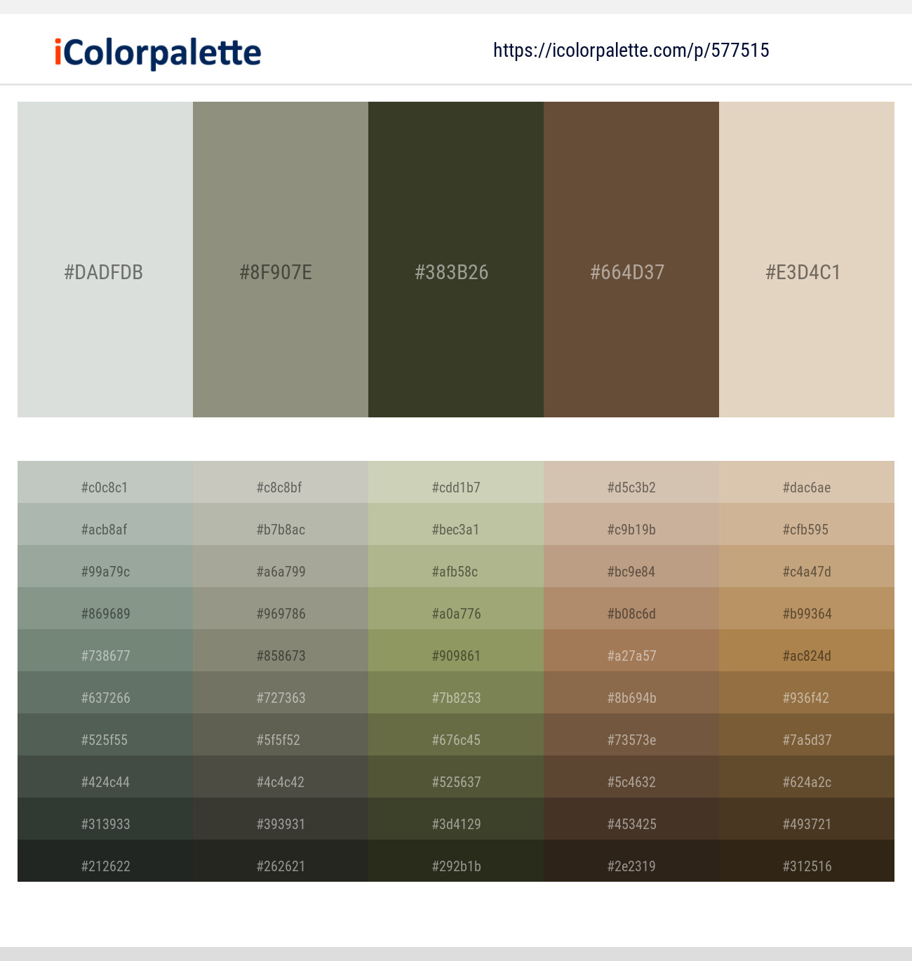 1610+ Latest Color Schemes with Bone Color tone combinations | 2025 ...