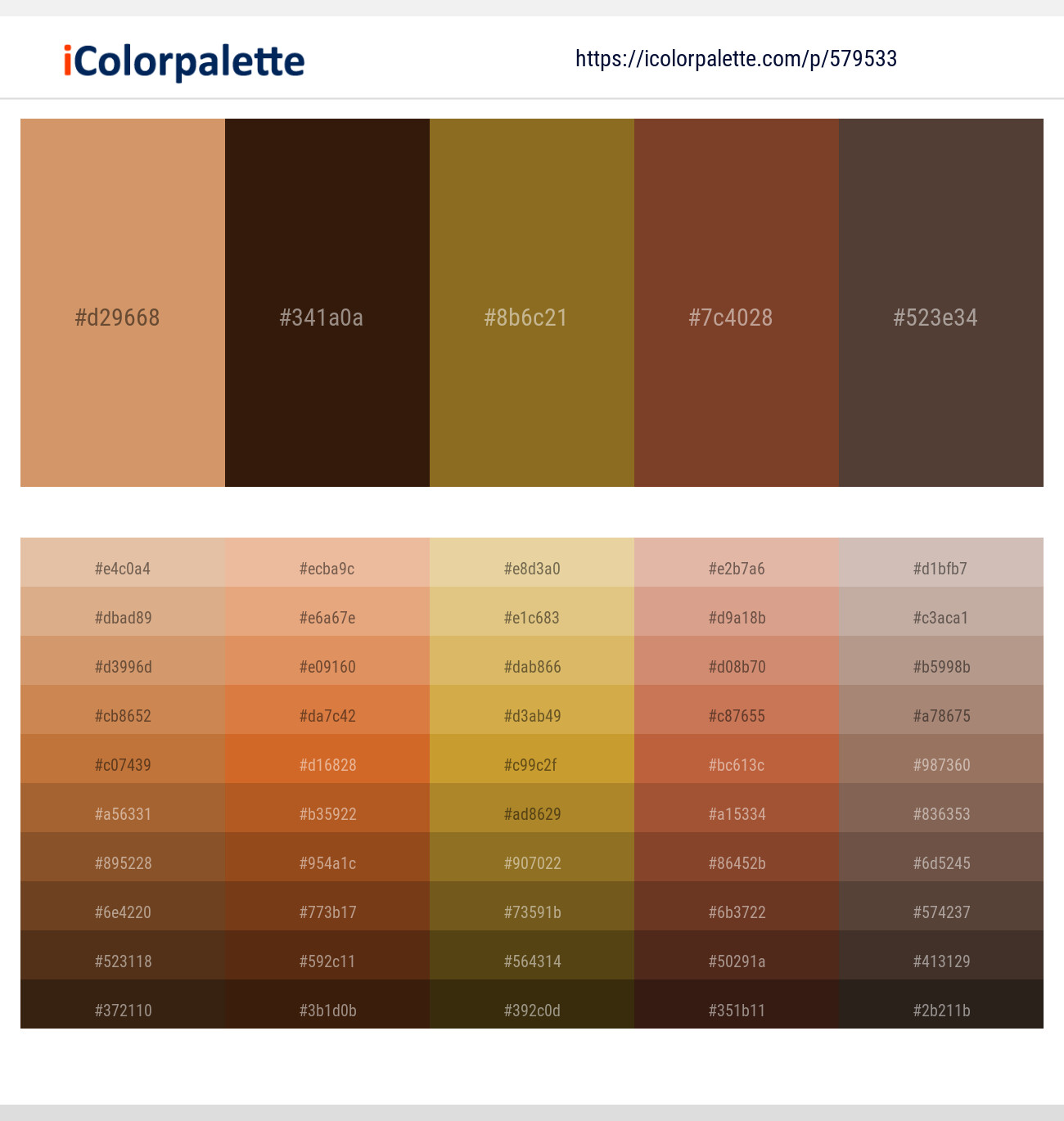 1030+ Latest Color Schemes with Nutmeg Color tone combinations | 2025 ...