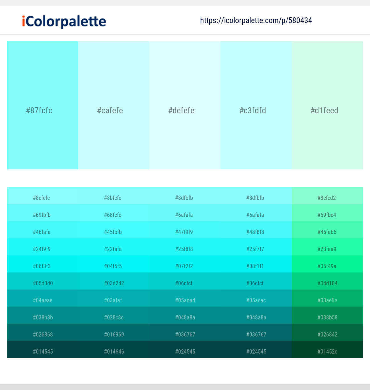 36+ Baby Blue Color Palettes & Gradient Ideas | iColorPalette