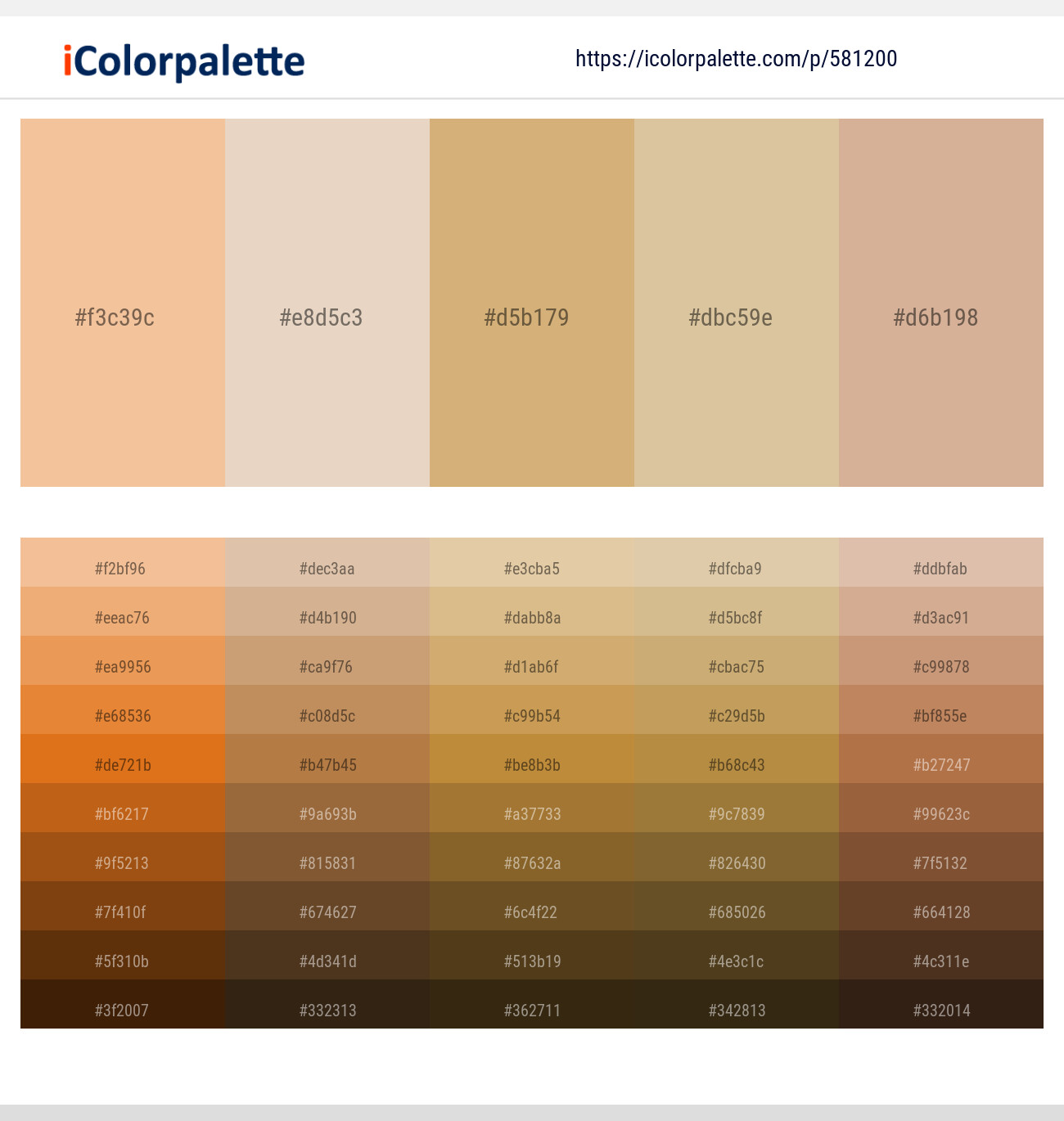 1490+ Latest Color Schemes with Cameo Color tone combinations | 2025 ...