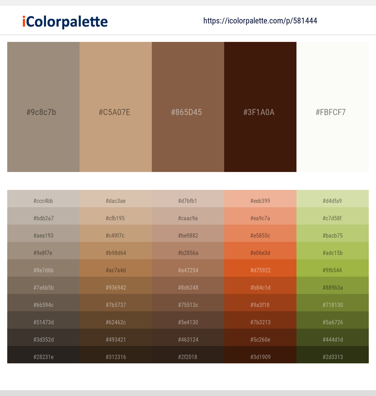 890+ Latest Color Schemes with Gray And Beige Color tone combinations ...