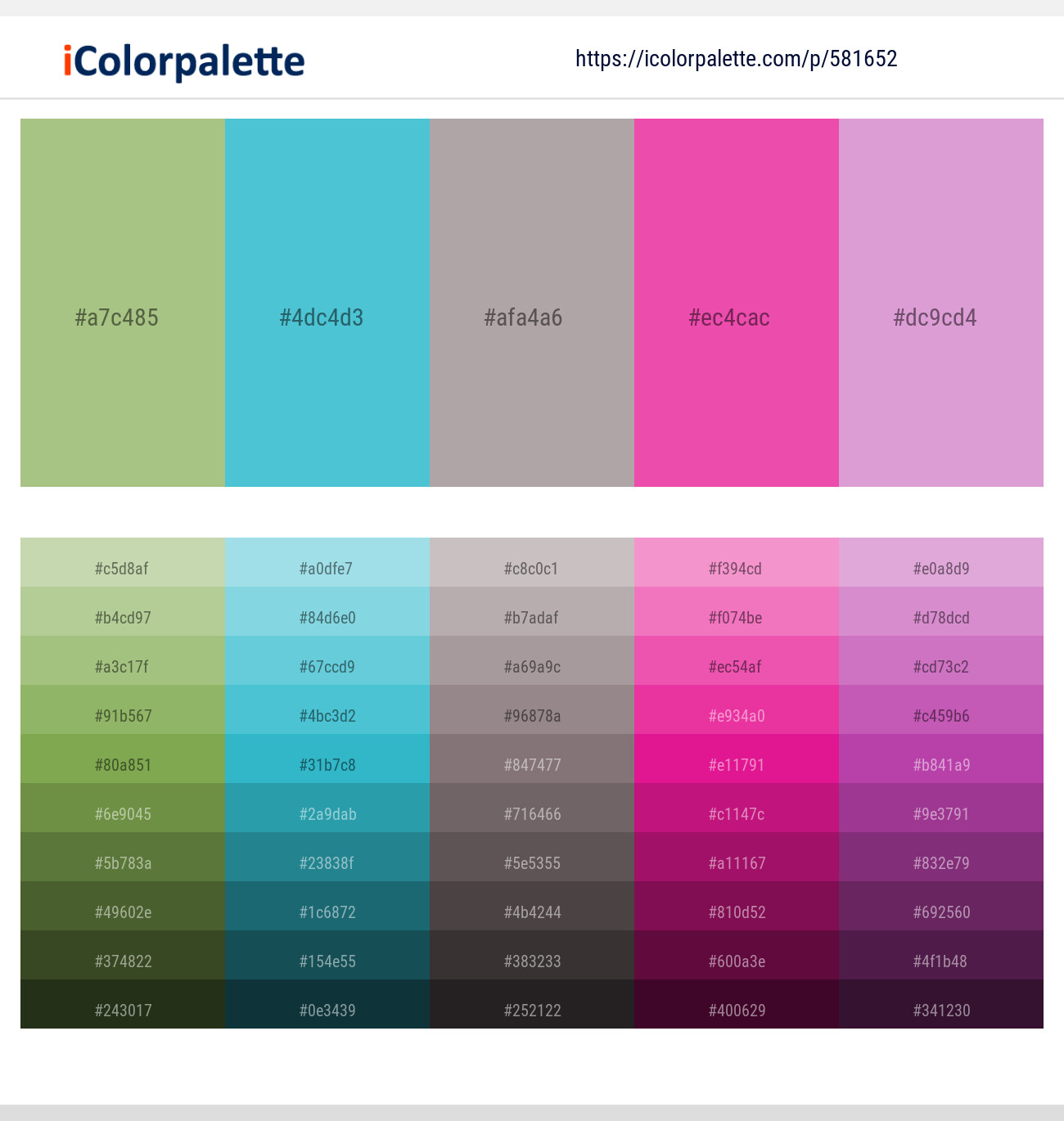 640+ Latest Color Schemes with Shakespeare Color tone combinations ...