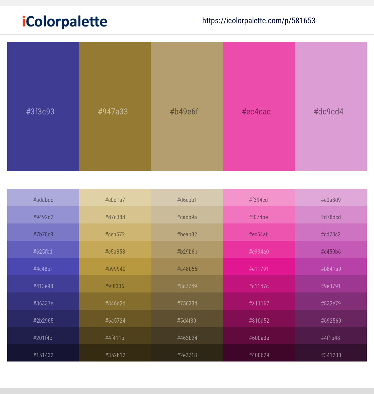 530+ Latest Color Schemes with Brilliant Rose Color tone combinations ...