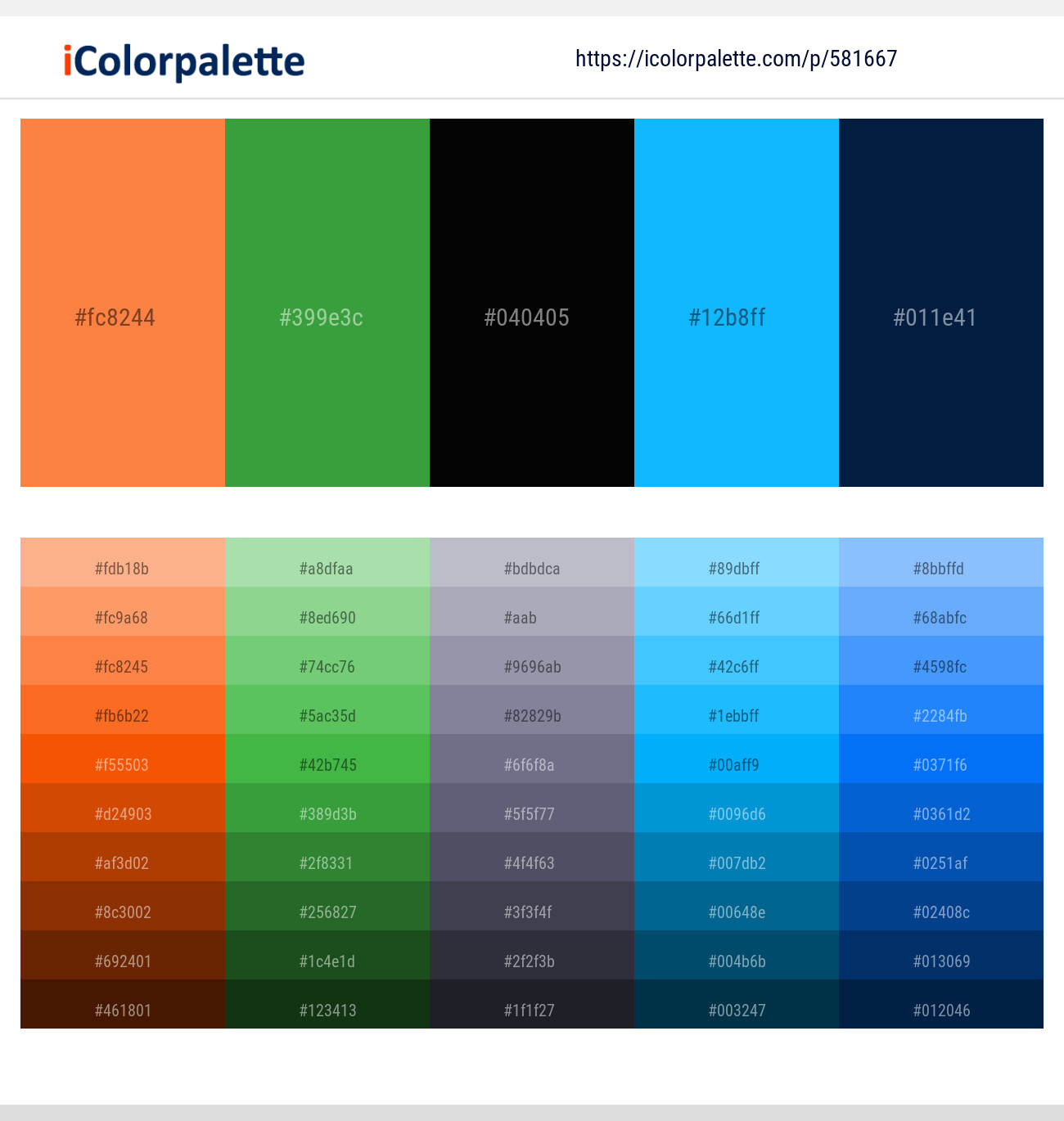 1160+ Apple Color Palettes & Gradient Ideas | iColorPalette