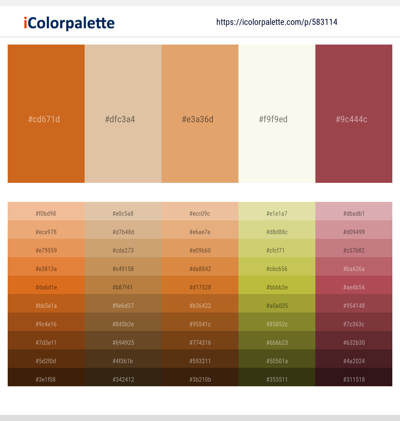 800+ Latest Color Schemes with Copper Rust Color tone combinations ...