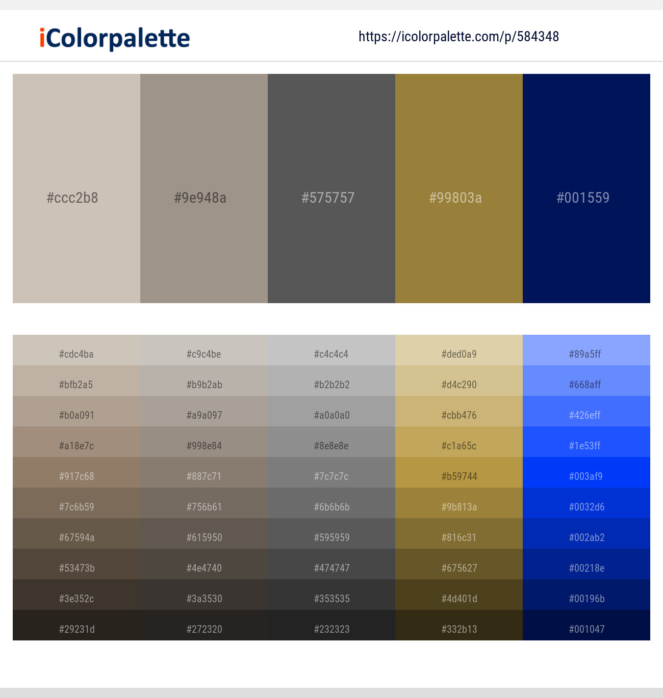 Silver Rust – Zorba – Scorpion – Sycamore – Stratos Color scheme ...