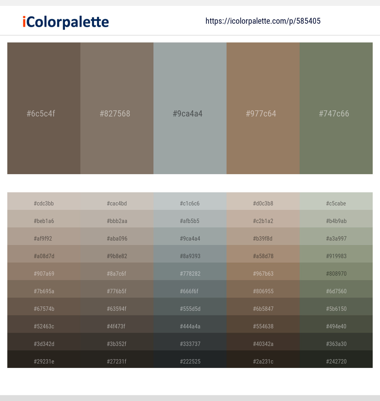 2760+ Latest Color Schemes with Gray And Light Slate Gray Color tone ...