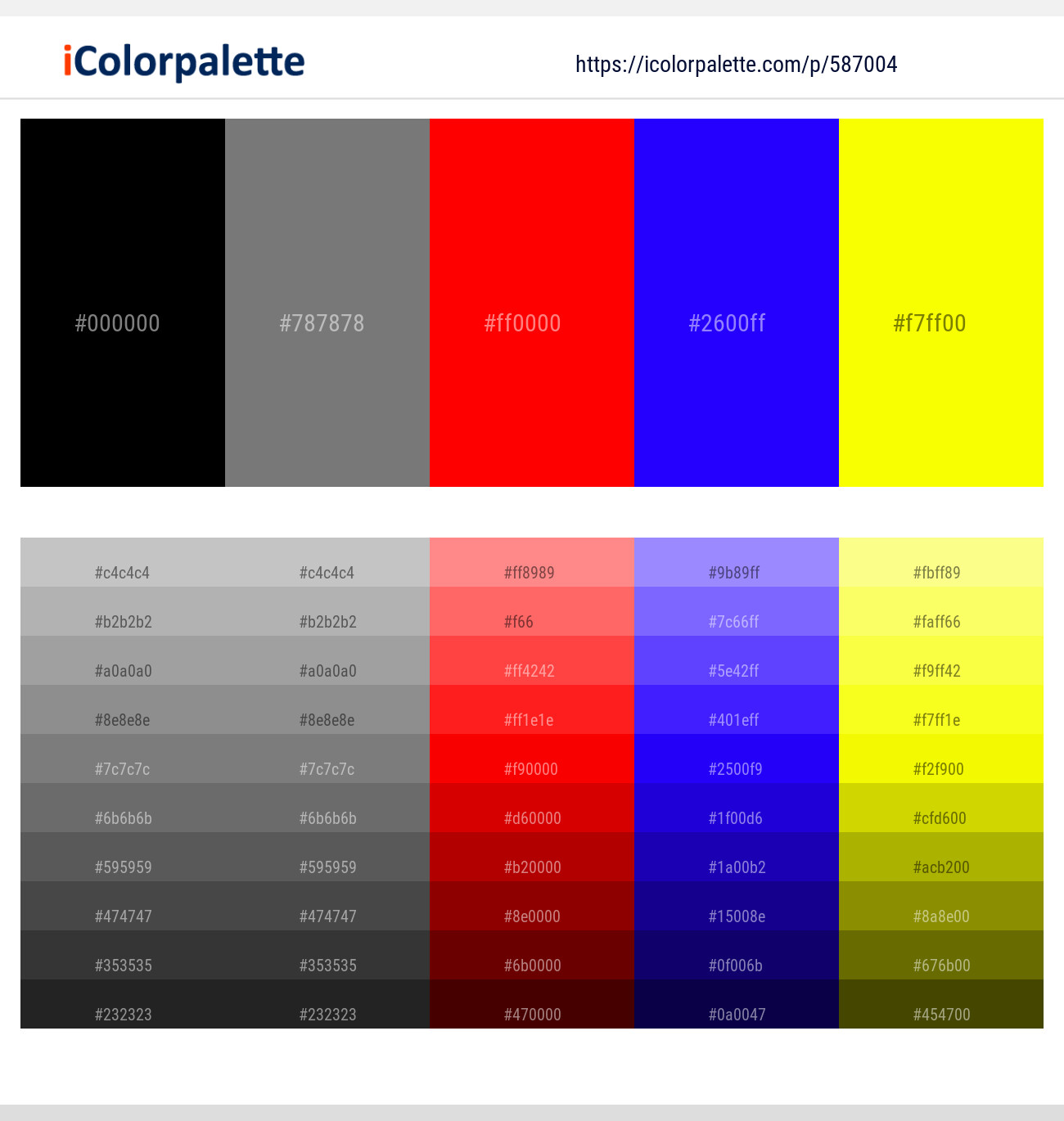 41+ Gray And Red Color Palettes & Gradient Ideas | iColorPalette