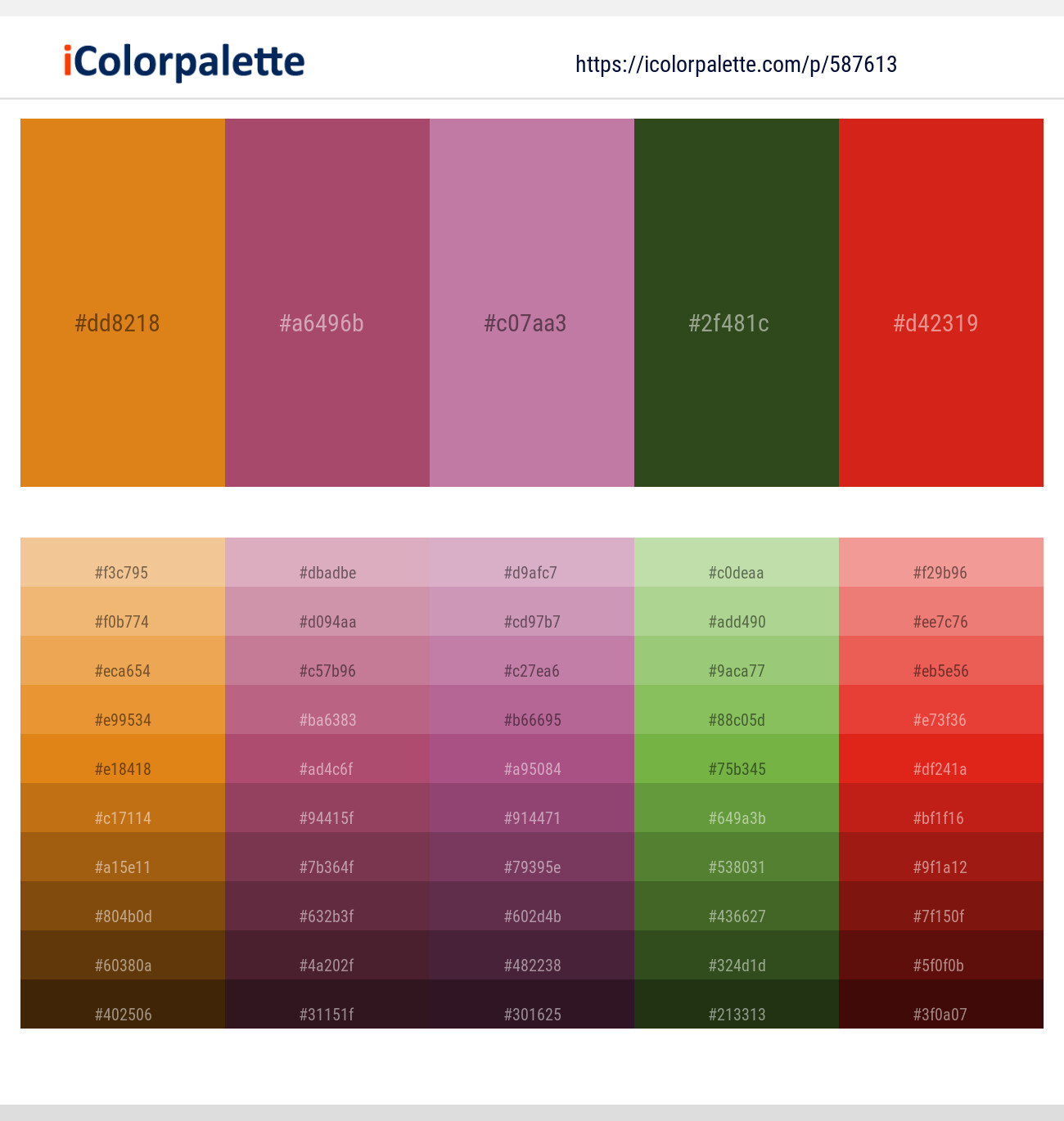 6410+ Latest Color Schemes with Red Color tone combinations | 2024 ...