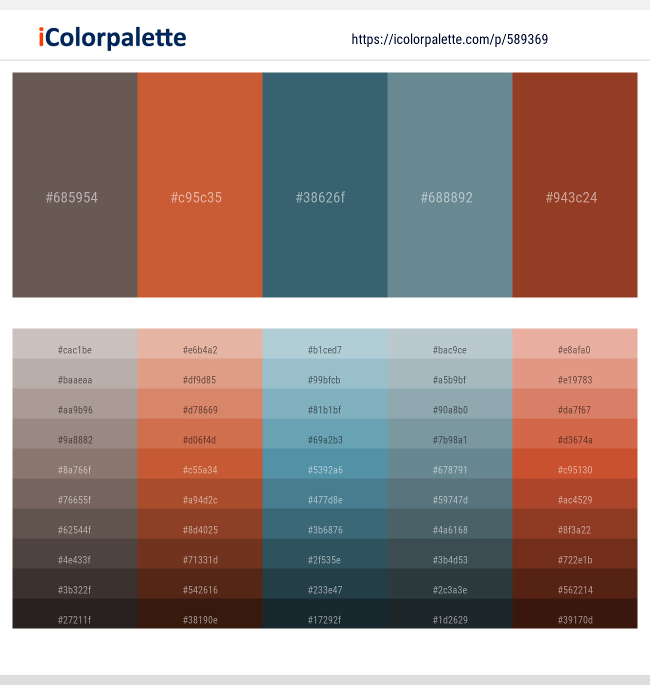 791+ Tuscany Color Palettes & Gradient Ideas | iColorPalette