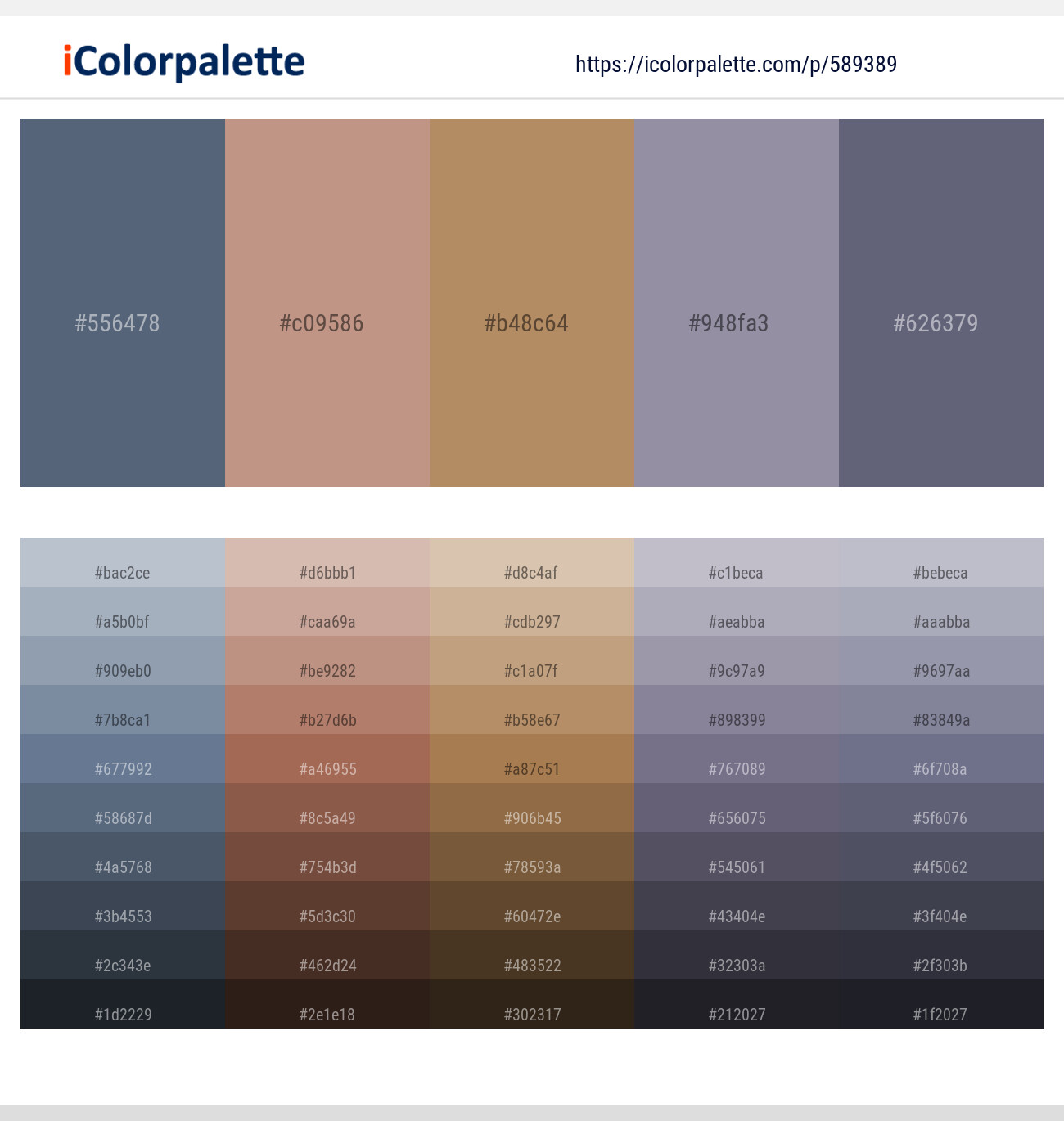 1365+ Amethyst Smoke Color Palettes & Gradient Ideas | iColorPalette