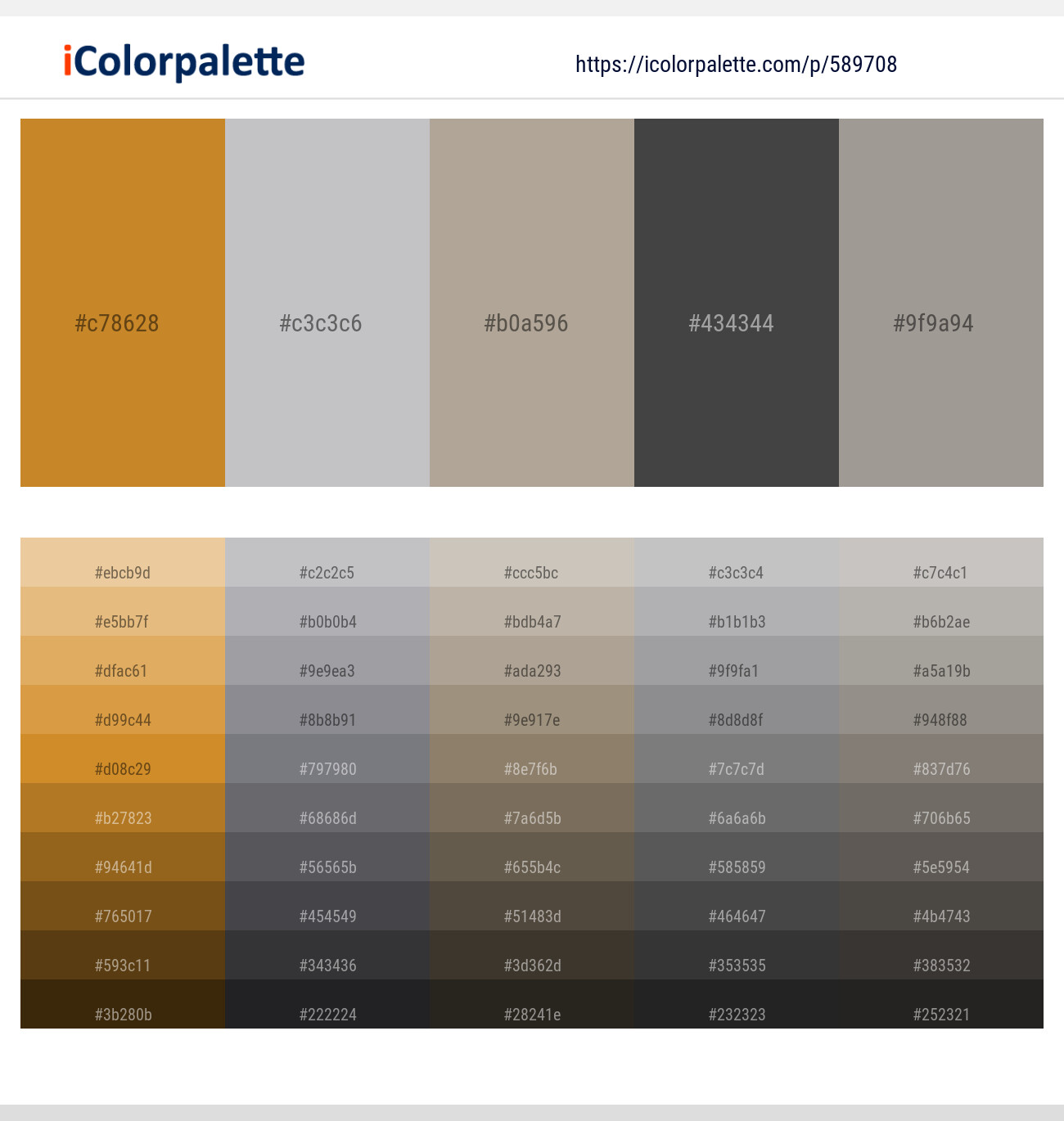810+ Latest Color Schemes with Napa Color tone combinations | 2025 ...