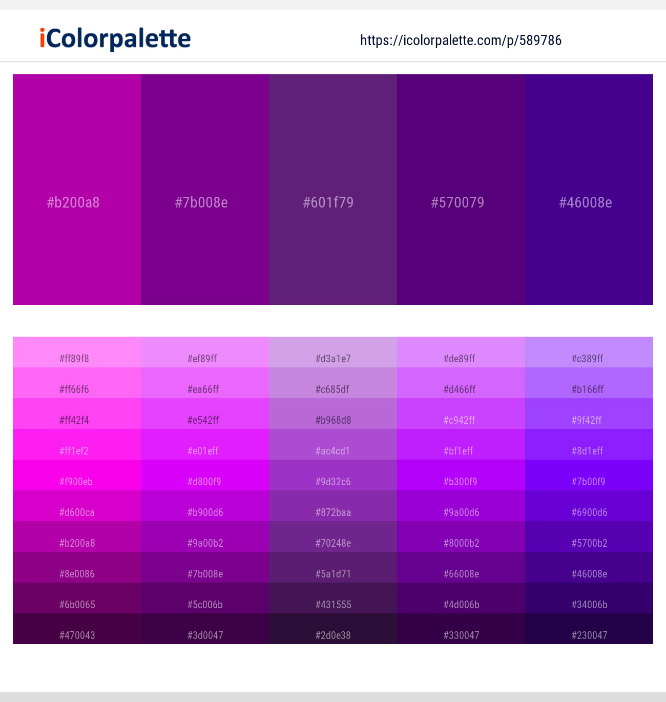 18+ Dark Magenta And Midnight Blue Color Palettes & Gradient Ideas ...