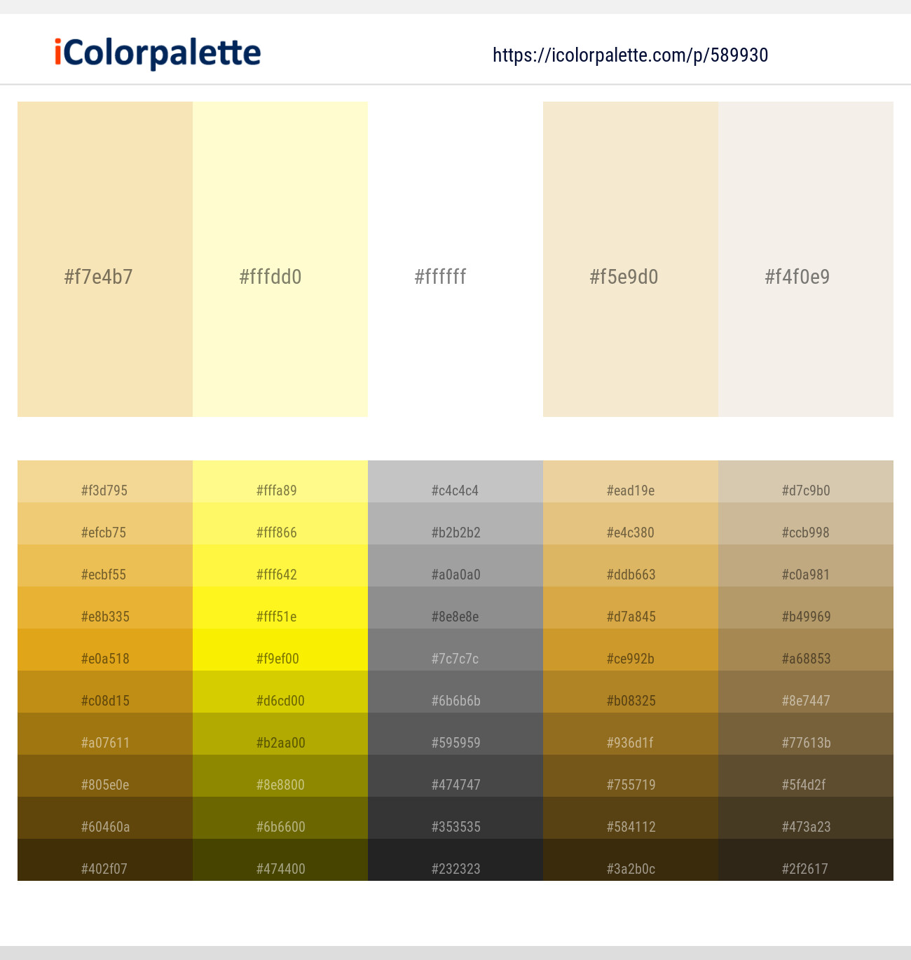 127+ Cream Color Palettes & Gradient Ideas | iColorPalette