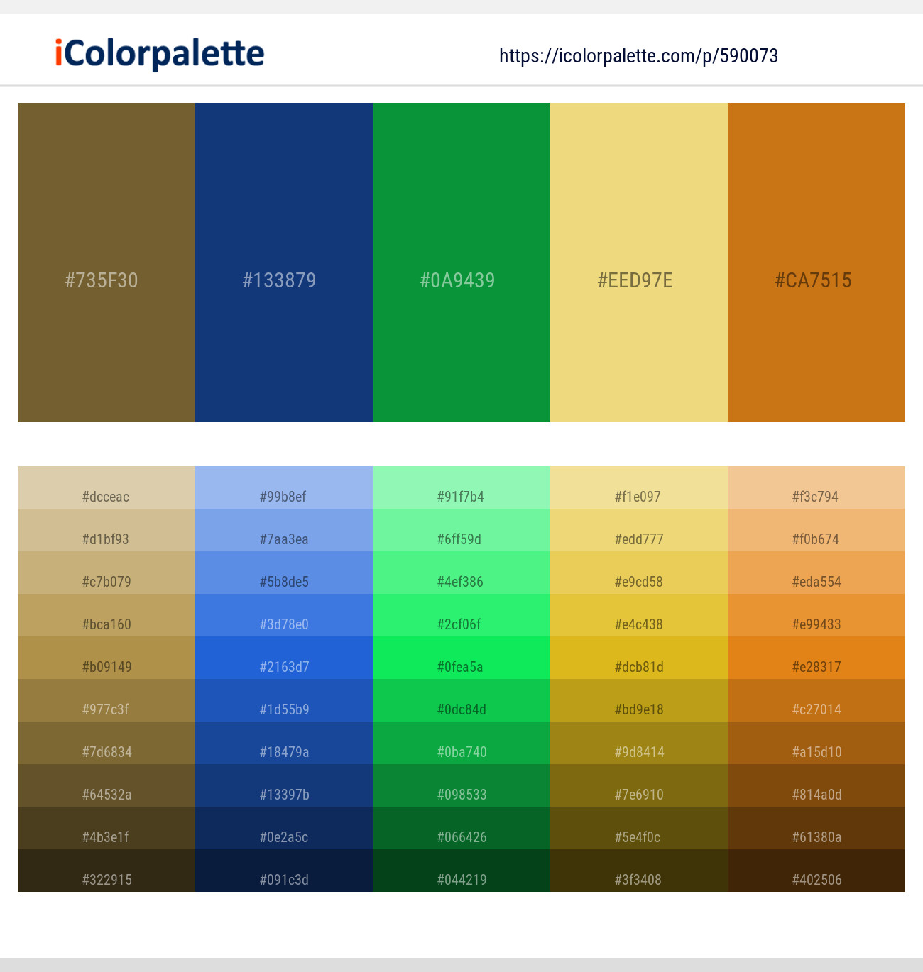 23 Latest Color Schemes with Green And Chocolate Color tone ...