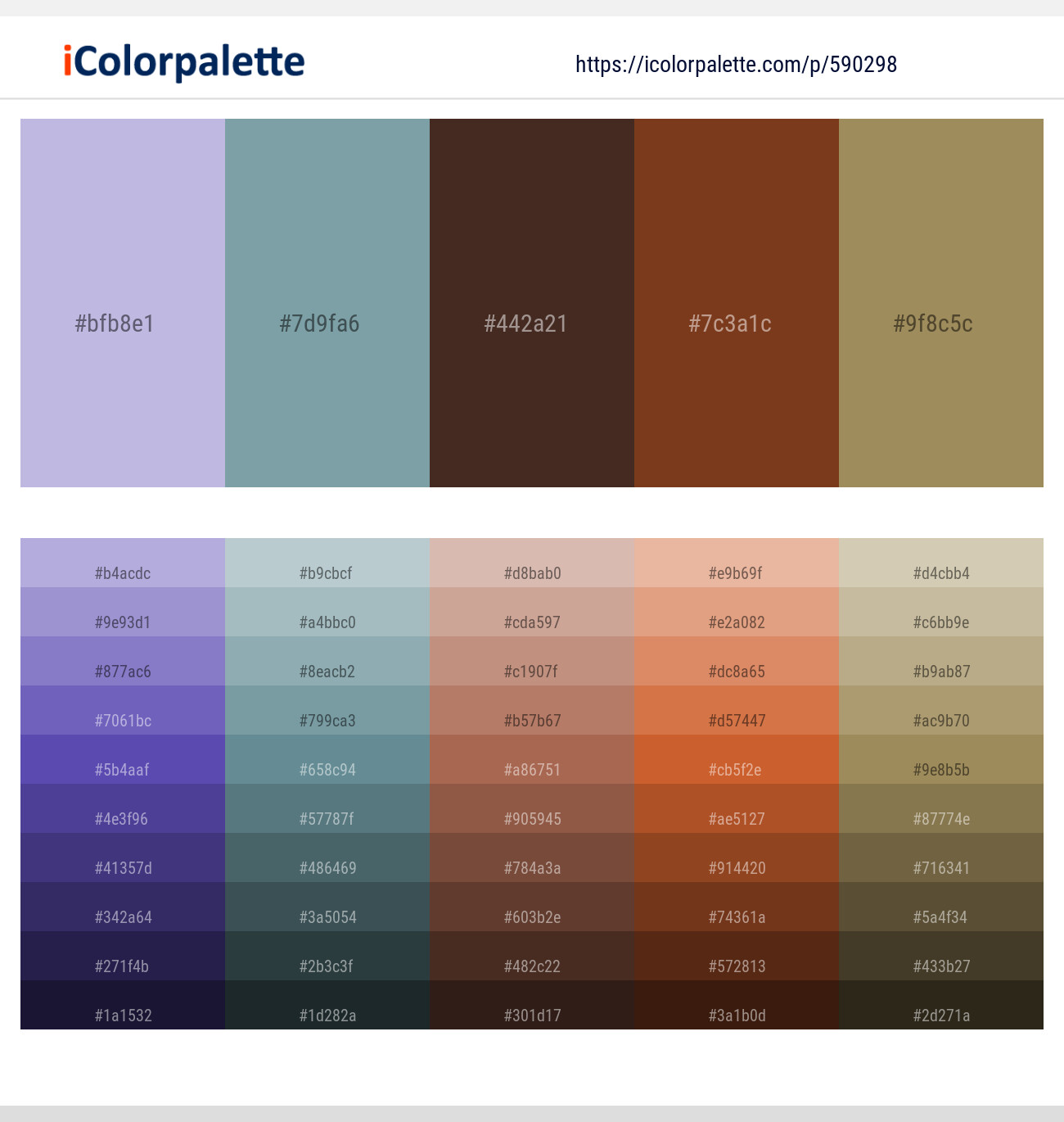 521+ Walnut Color Palettes & Gradient Ideas | iColorPalette
