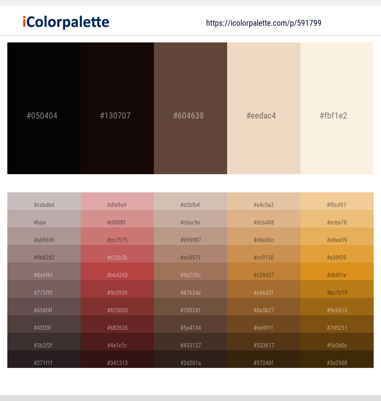 995+ Almond Color Palettes & Gradient Ideas | iColorPalette