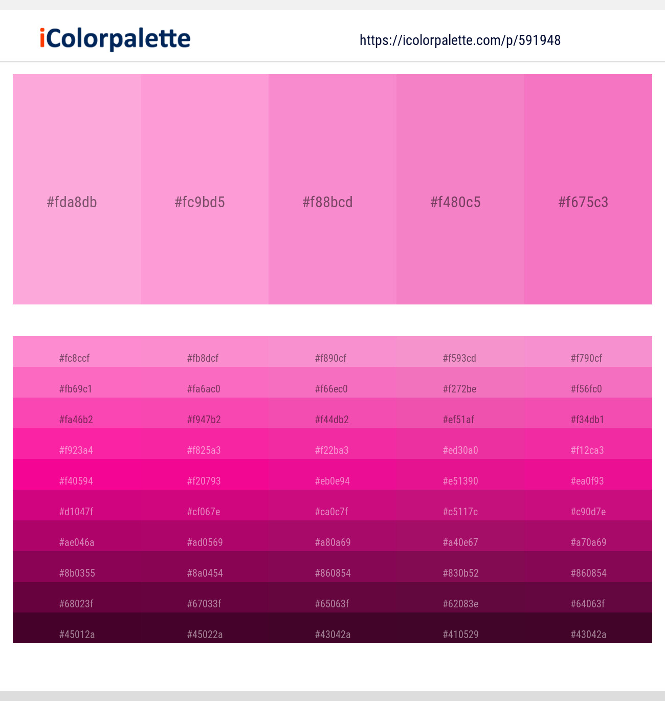 1680+ Latest Color Schemes with Light Pink Color tone combinations ...