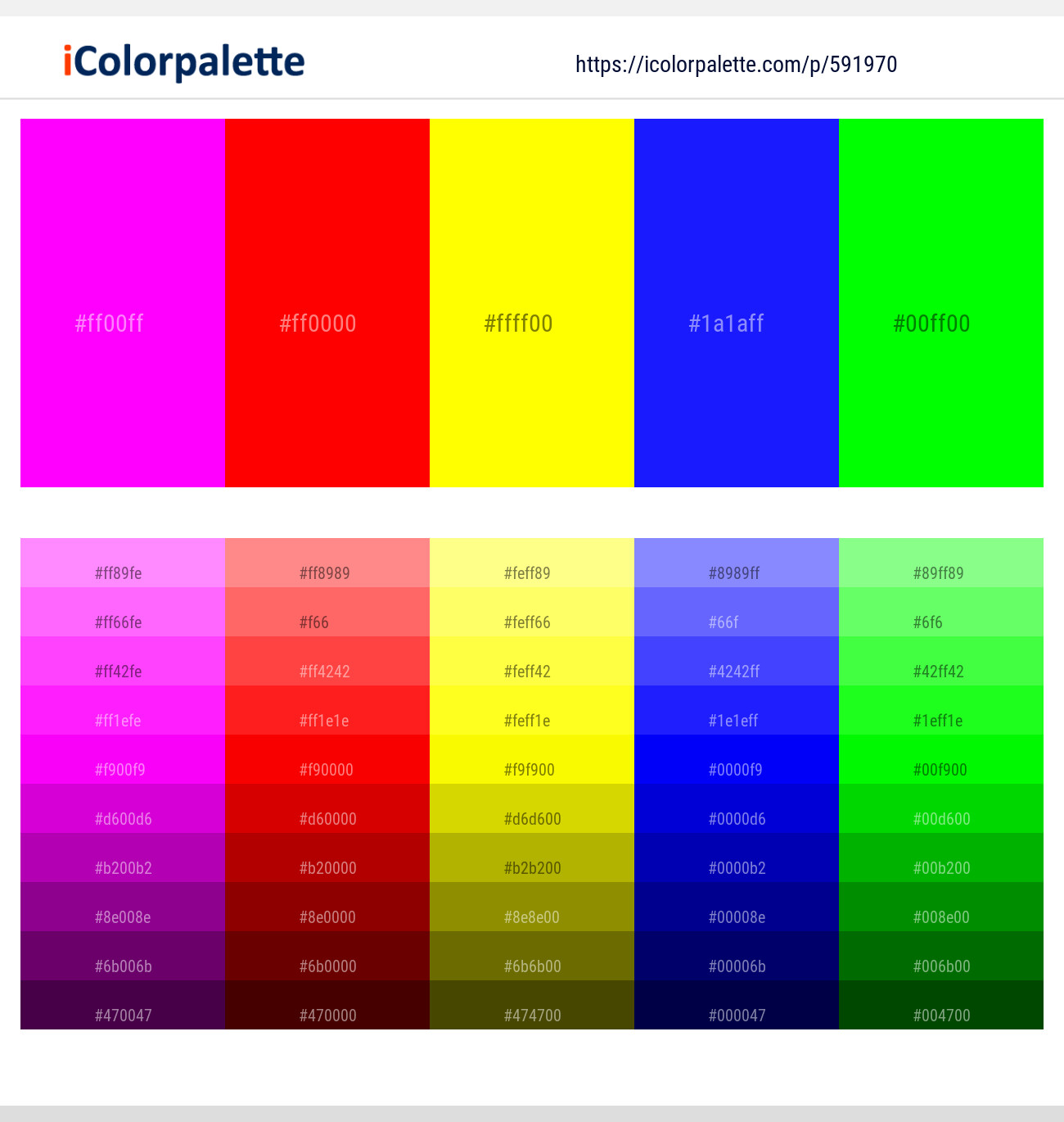 ff00ff_ff0000_ffff00_1a1aff_00ff00 | iColorpalette