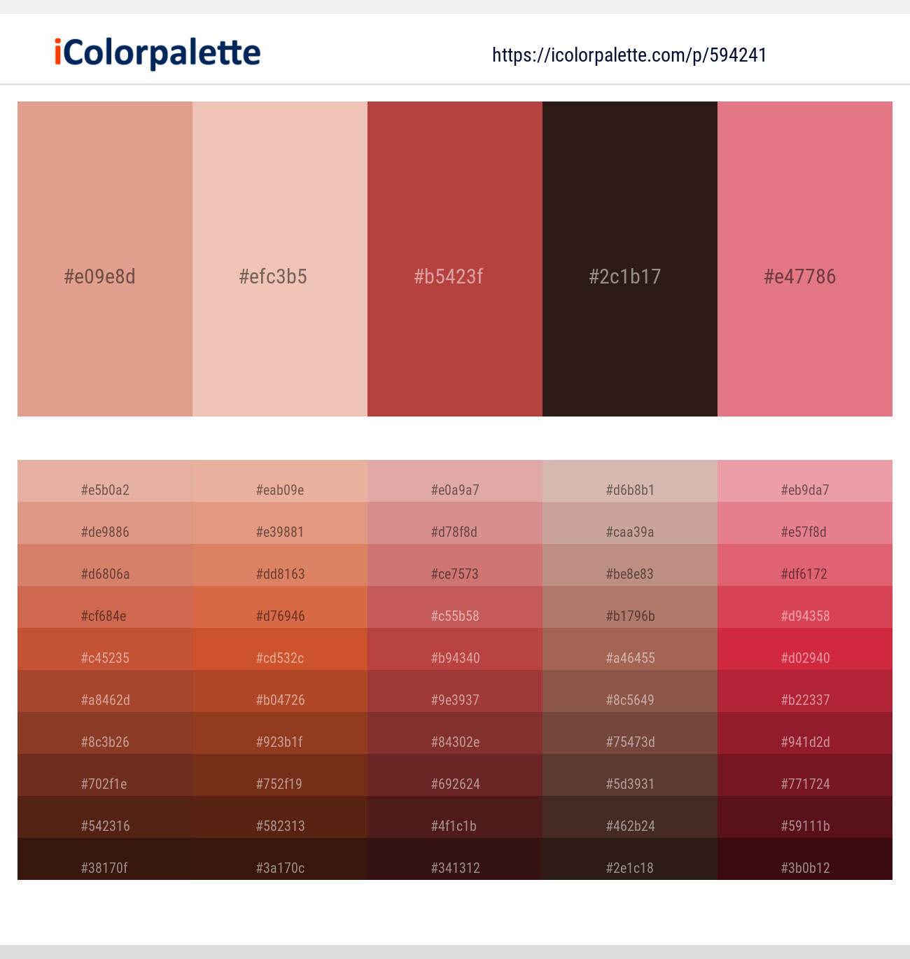 Tumbleweed – Desert Sand – Crail – Gondola – Deep Blush Color scheme ...