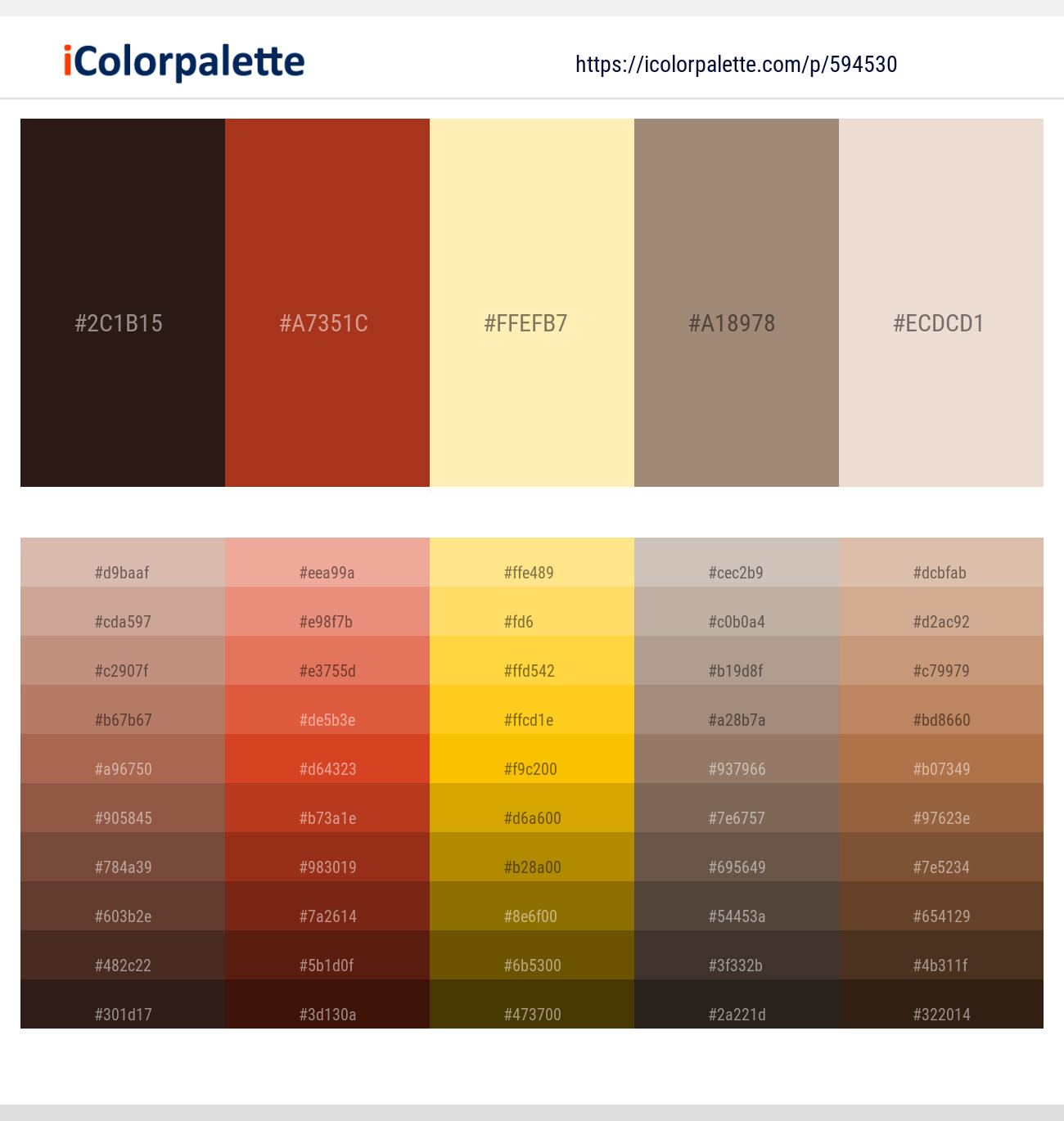 12 Latest Color Schemes with Fire Brick And Moccasin Color tone ...